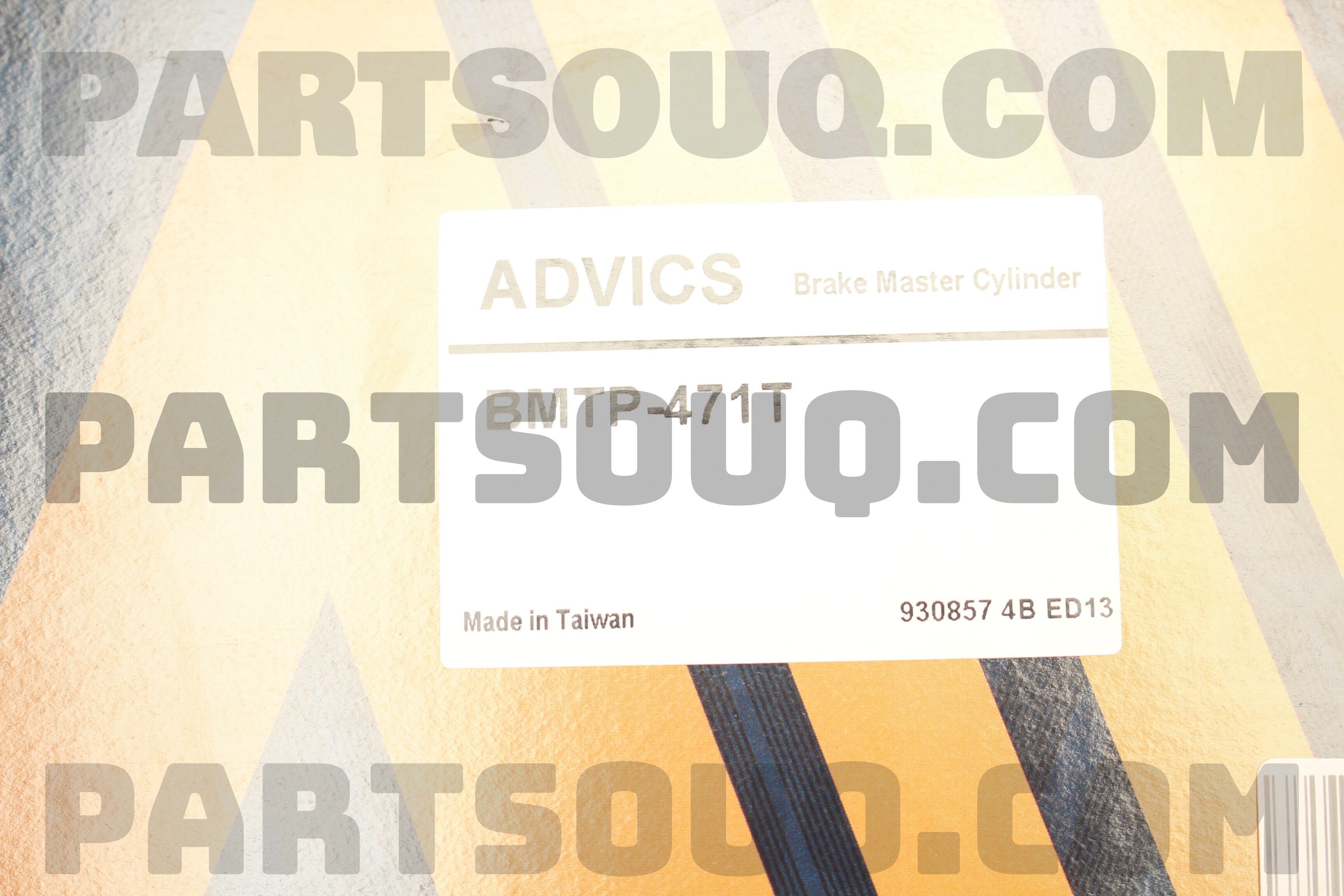 BRAKE MASTER CYLINDER TO 47201-26811 HIACE 201312- ADVICS BMTP471T ...