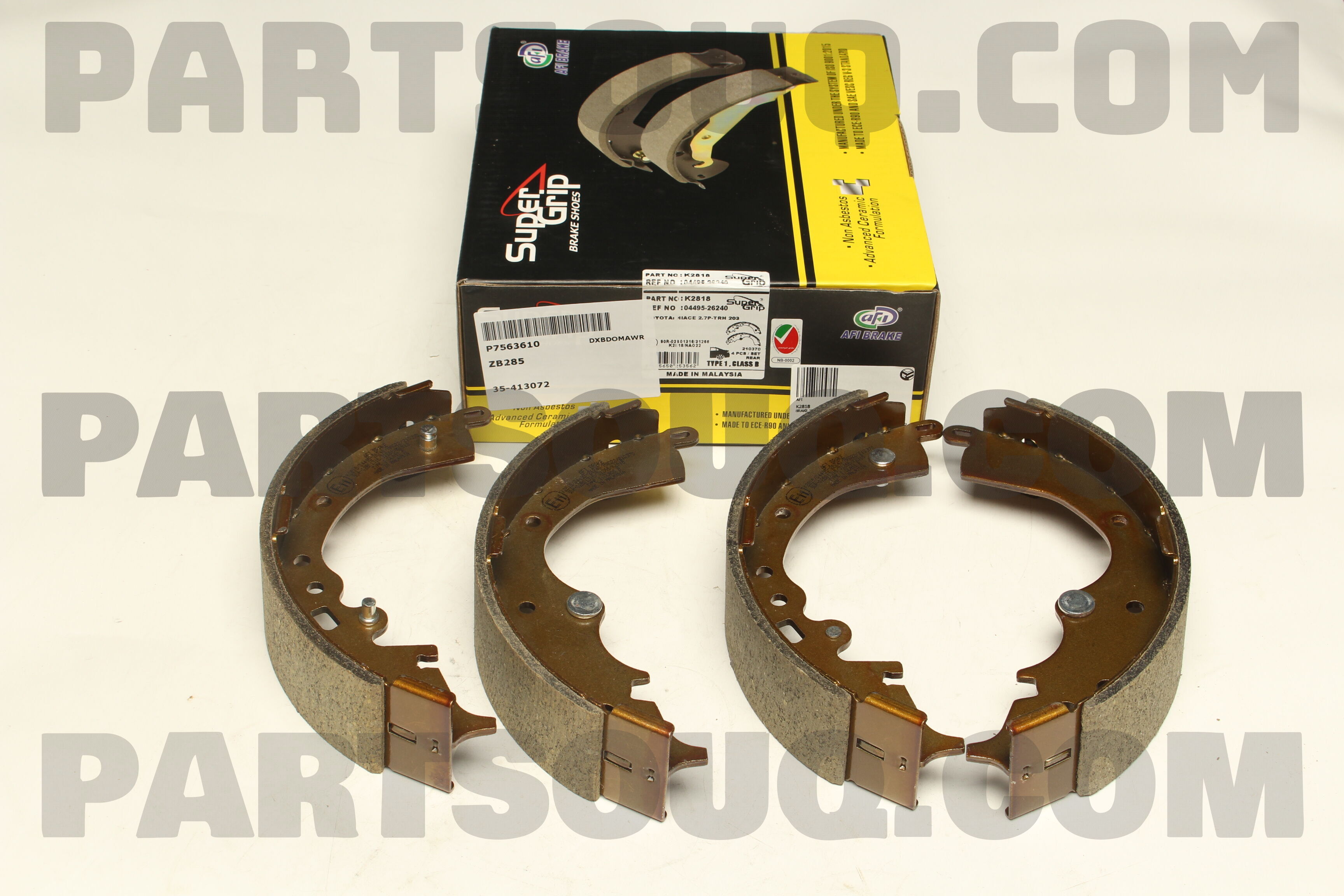 SHOE KIT, REAR BRAKE 0449526240 | Toyota Parts | PartSouq