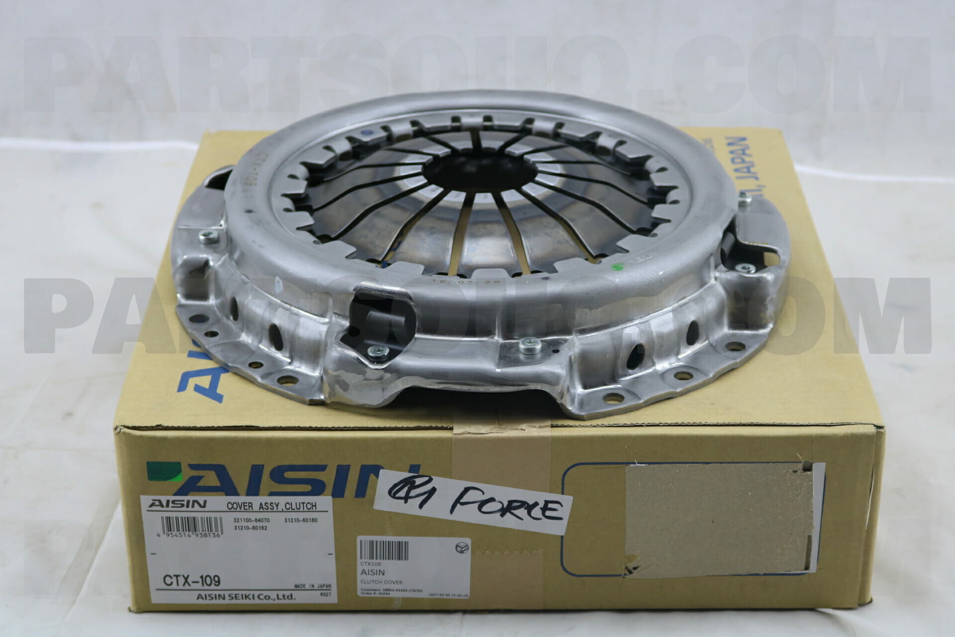 CLUTCH COVER CTX109 | AISIN Parts | PartSouq CLUTCH COVER CTX109 | AISIN Parts | PartSouq