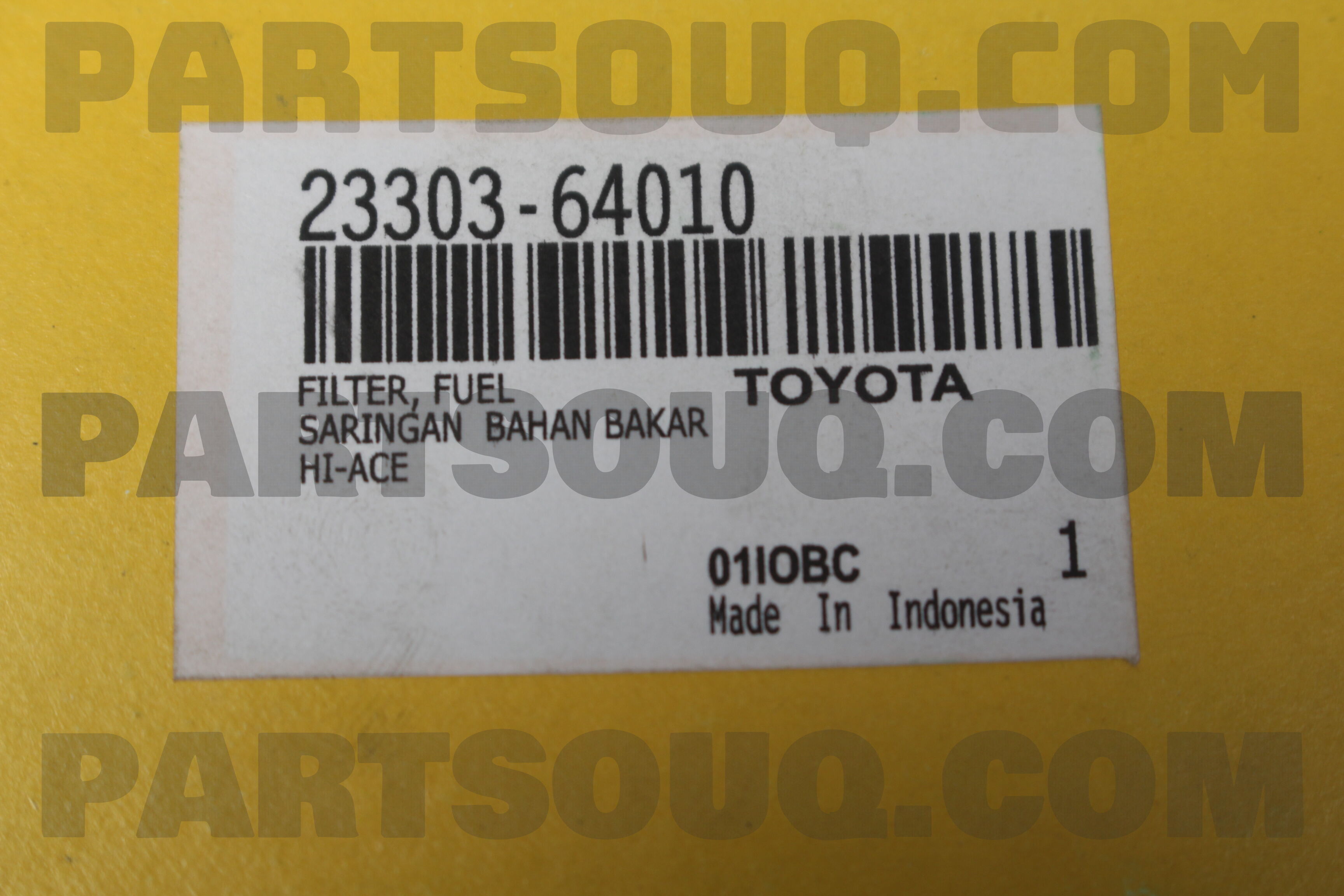 ELEMENT ASSY, FUEL FILTER 2330364010 | Toyota Parts | PartSouq