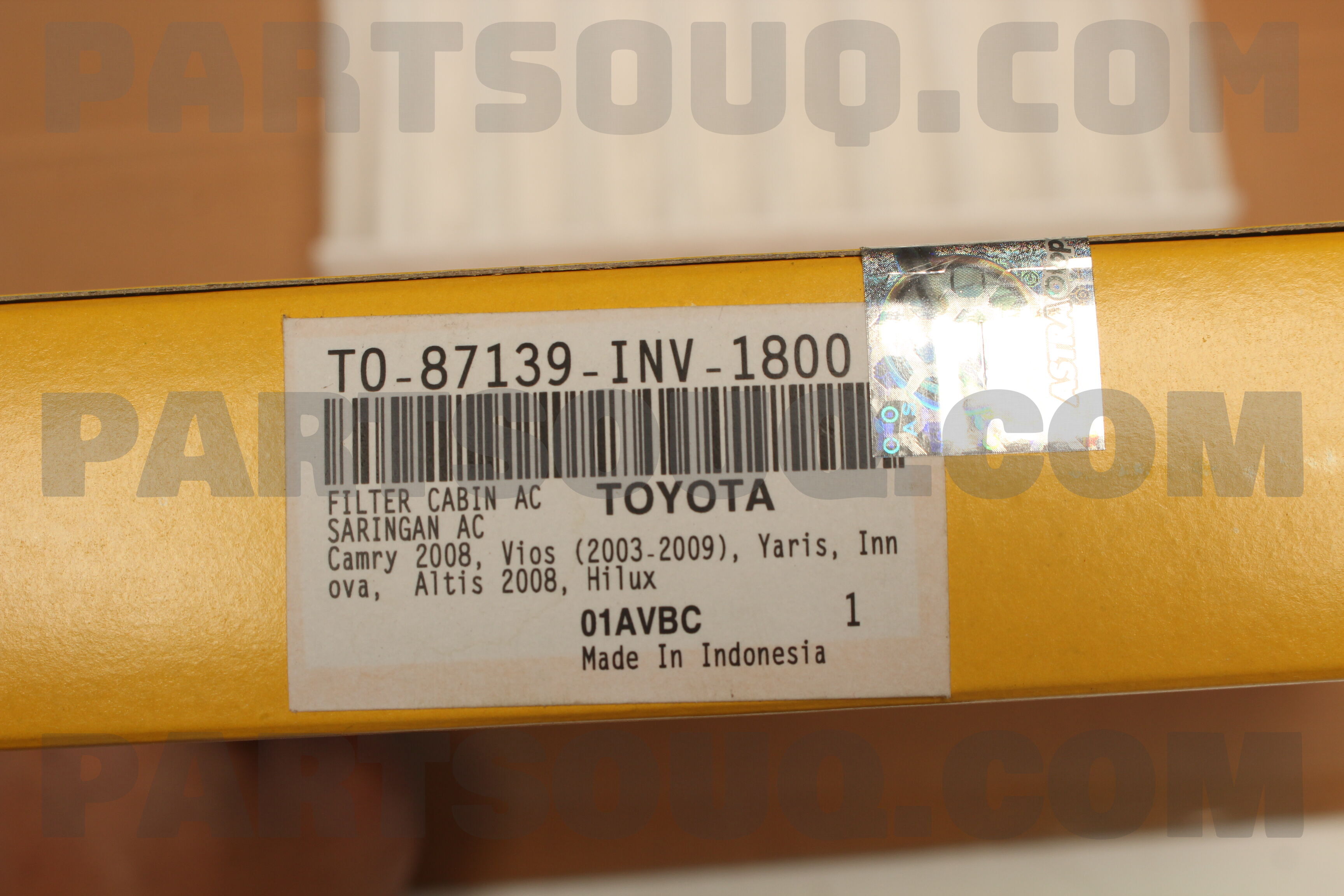 ELEMENT, AIR REFINER 8713906080 | Toyota Parts | PartSouq