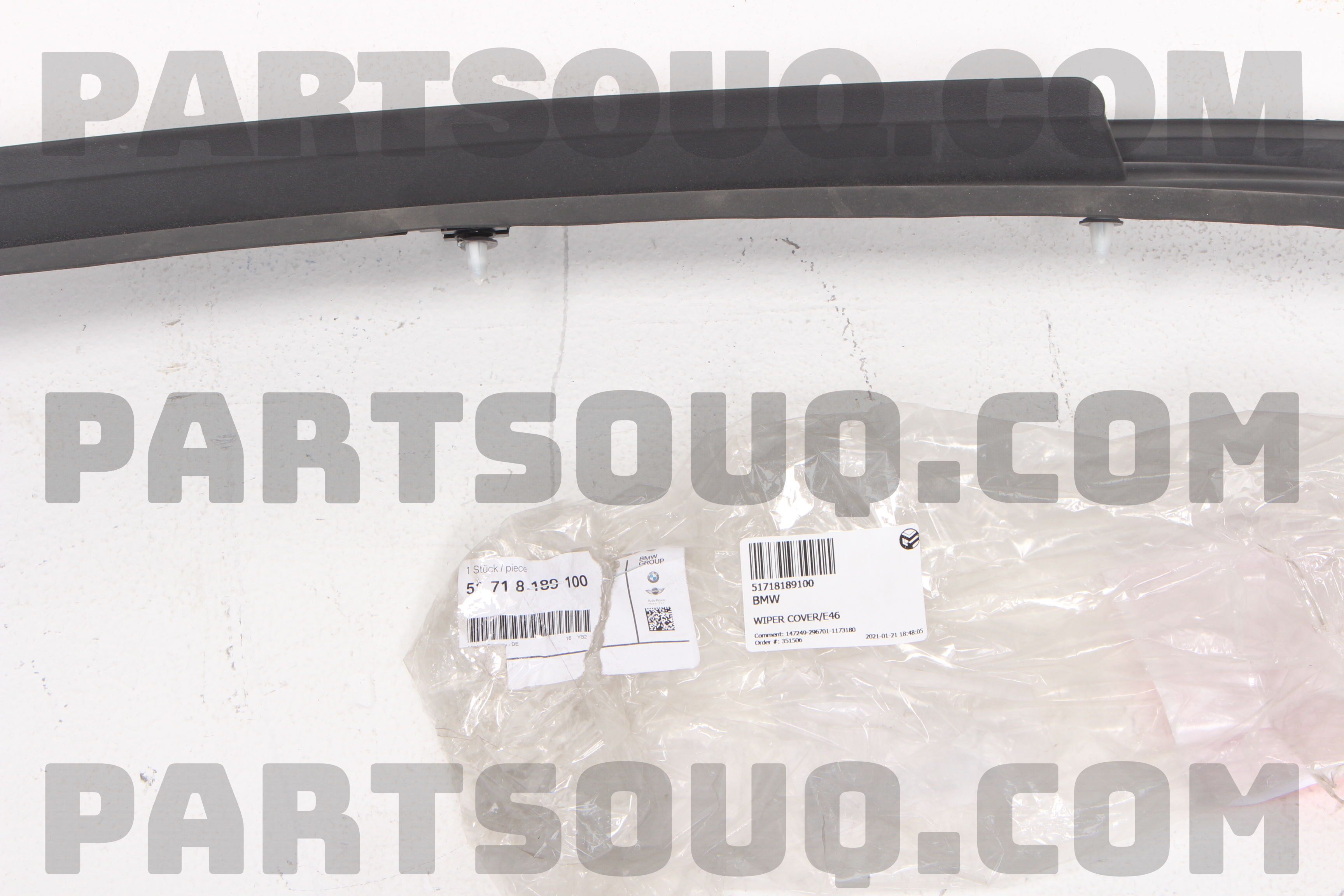 WIPER COVER/E46 51718189100 | BMW Parts | PartSouq