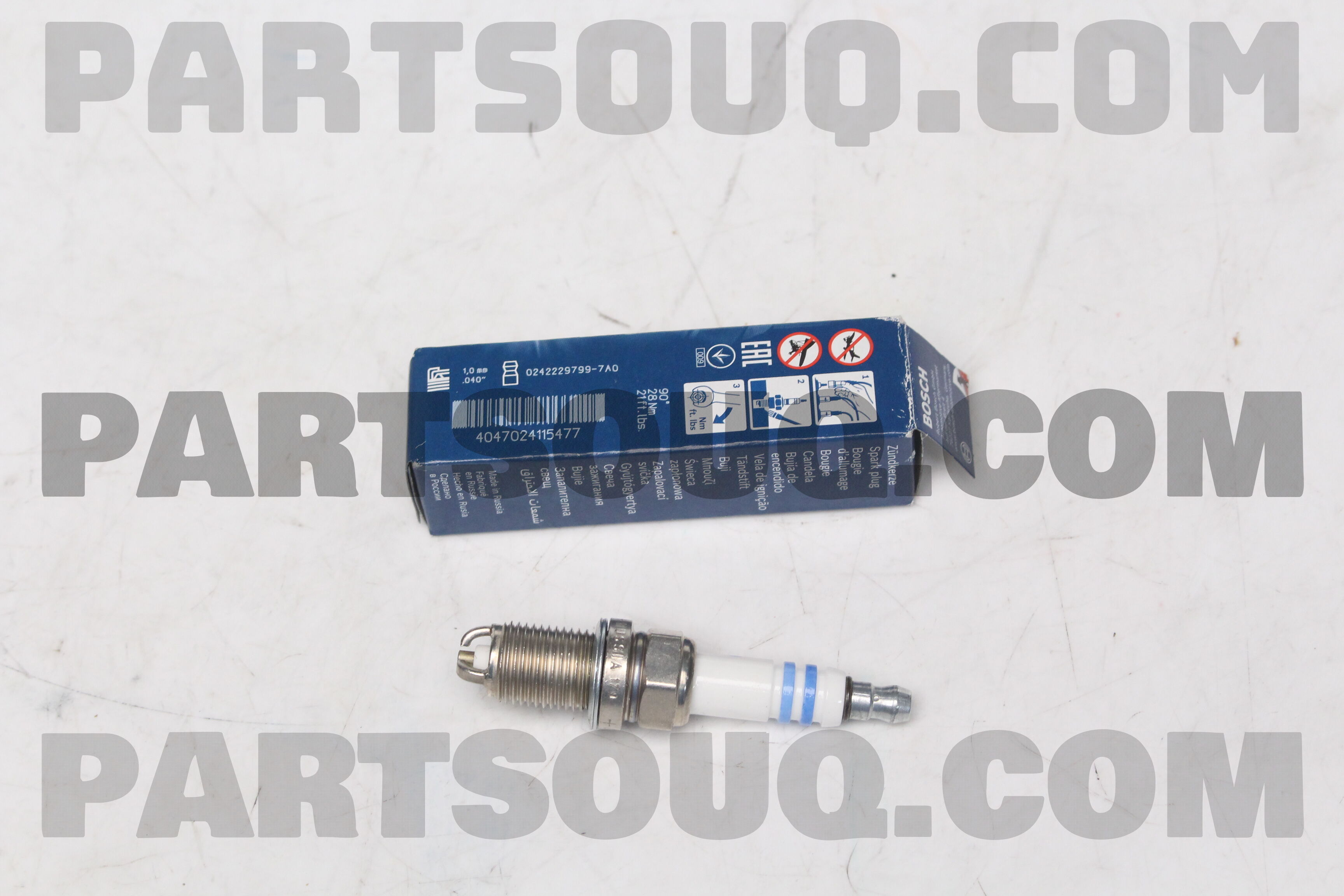 SPARK PLUG SUPER+(+44)YTTRIUM 0242229799 | Bosch Parts | PartSouq