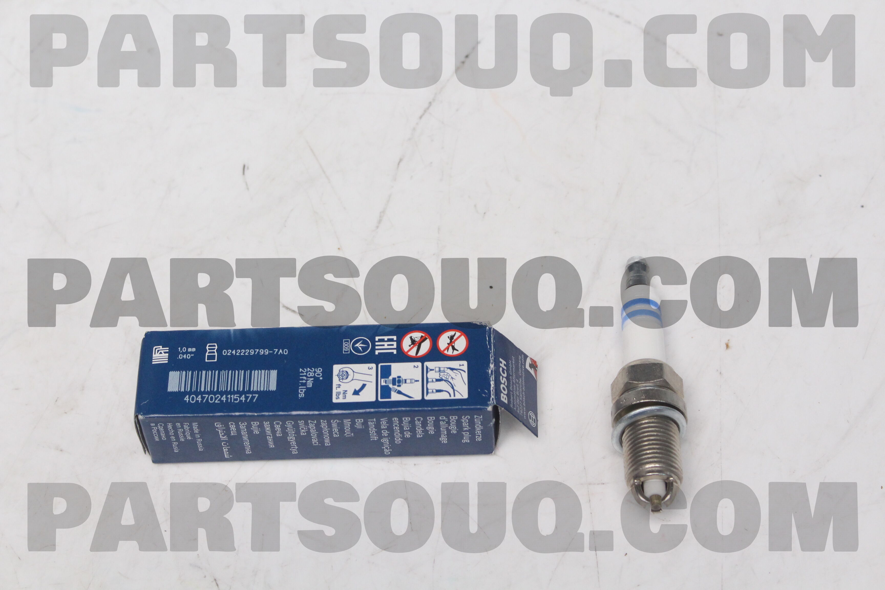 SPARK PLUG SUPER+(+44)YTTRIUM 0242229799 | Bosch Parts | PartSouq