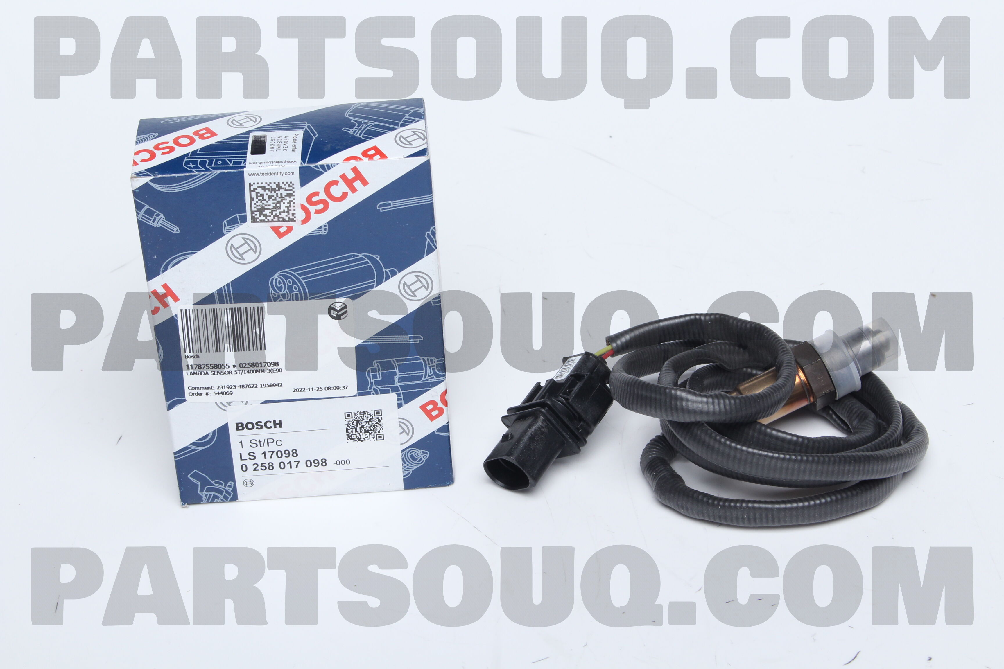 LAMBDA SENSOR 5T-1400MM-3(E90) 0258017098 | Bosch Parts | PartSouq