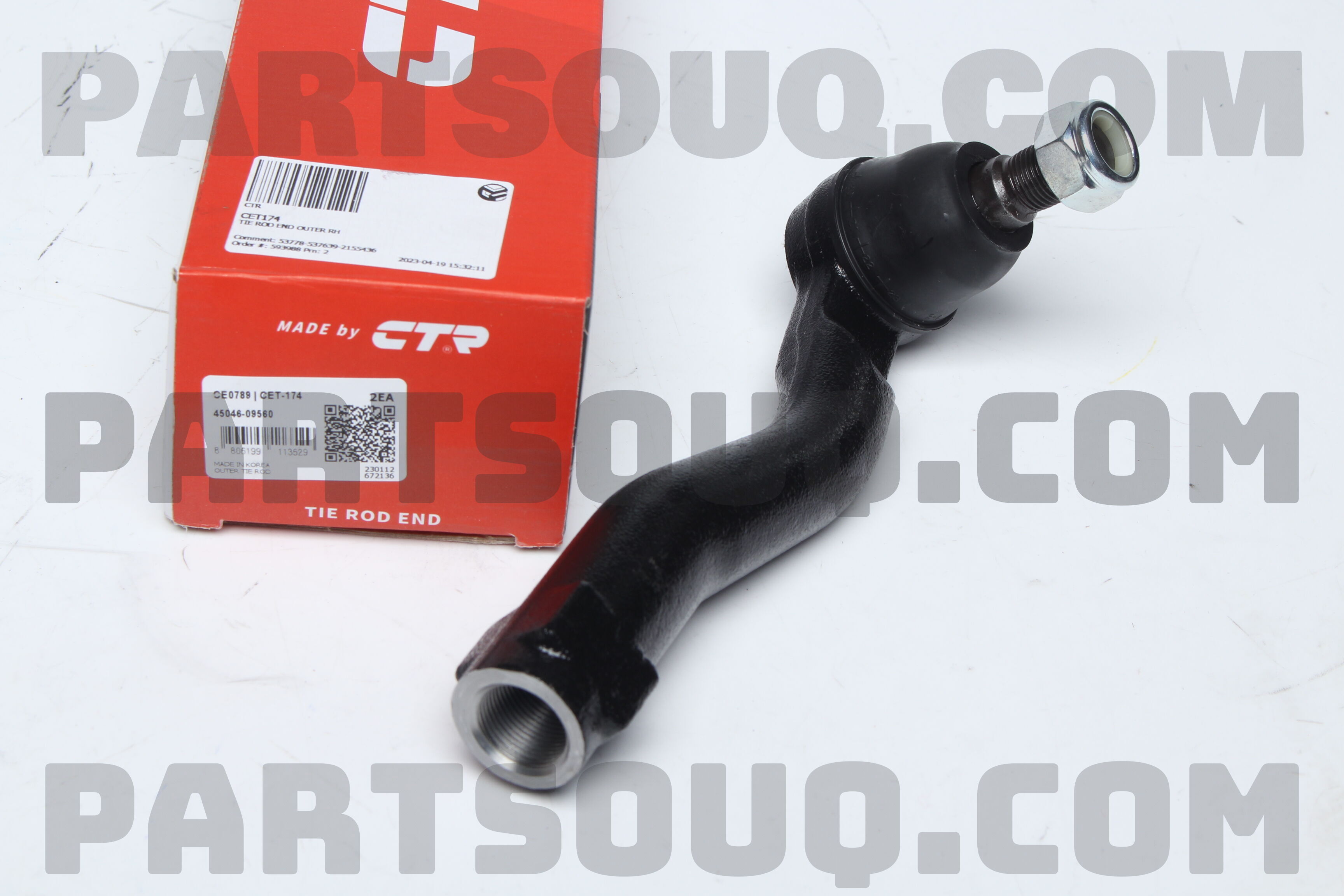 END SUB-ASSY, TIE ROD, RH 4504609560 | Toyota Parts | PartSouq