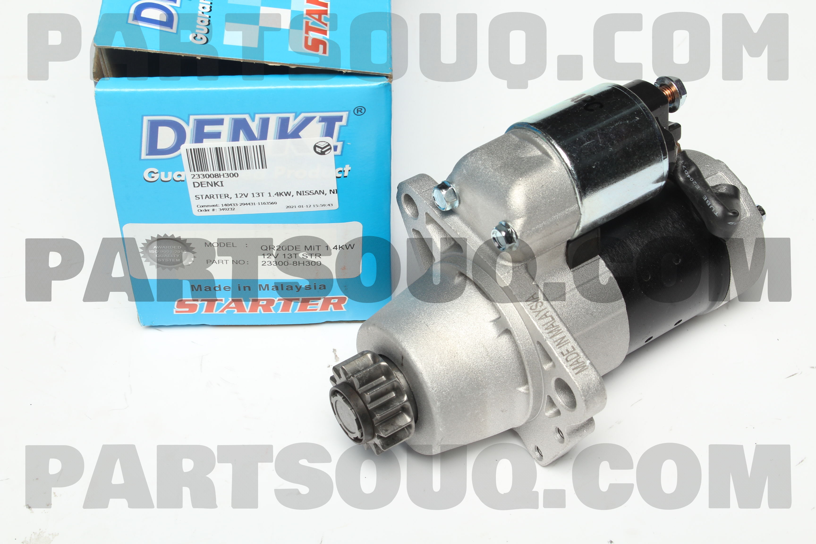 MOTOR ASSY-STARTER 233008H30A | Nissan Parts | PartSouq