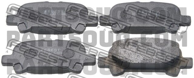 PAD KIT, DISC BRAKE, REAR 0101ACV30R | FEBEST Parts | PartSouq