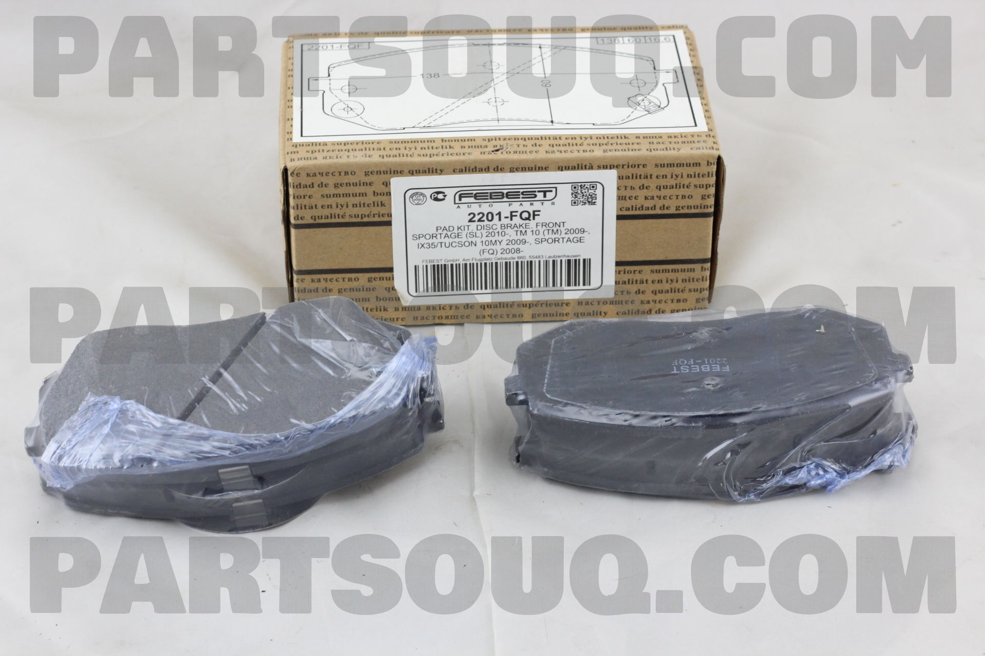PAD KIT-FRONT DISC BRAKE 58101D4A25 | Hyundai / KIA Parts | PartSouq