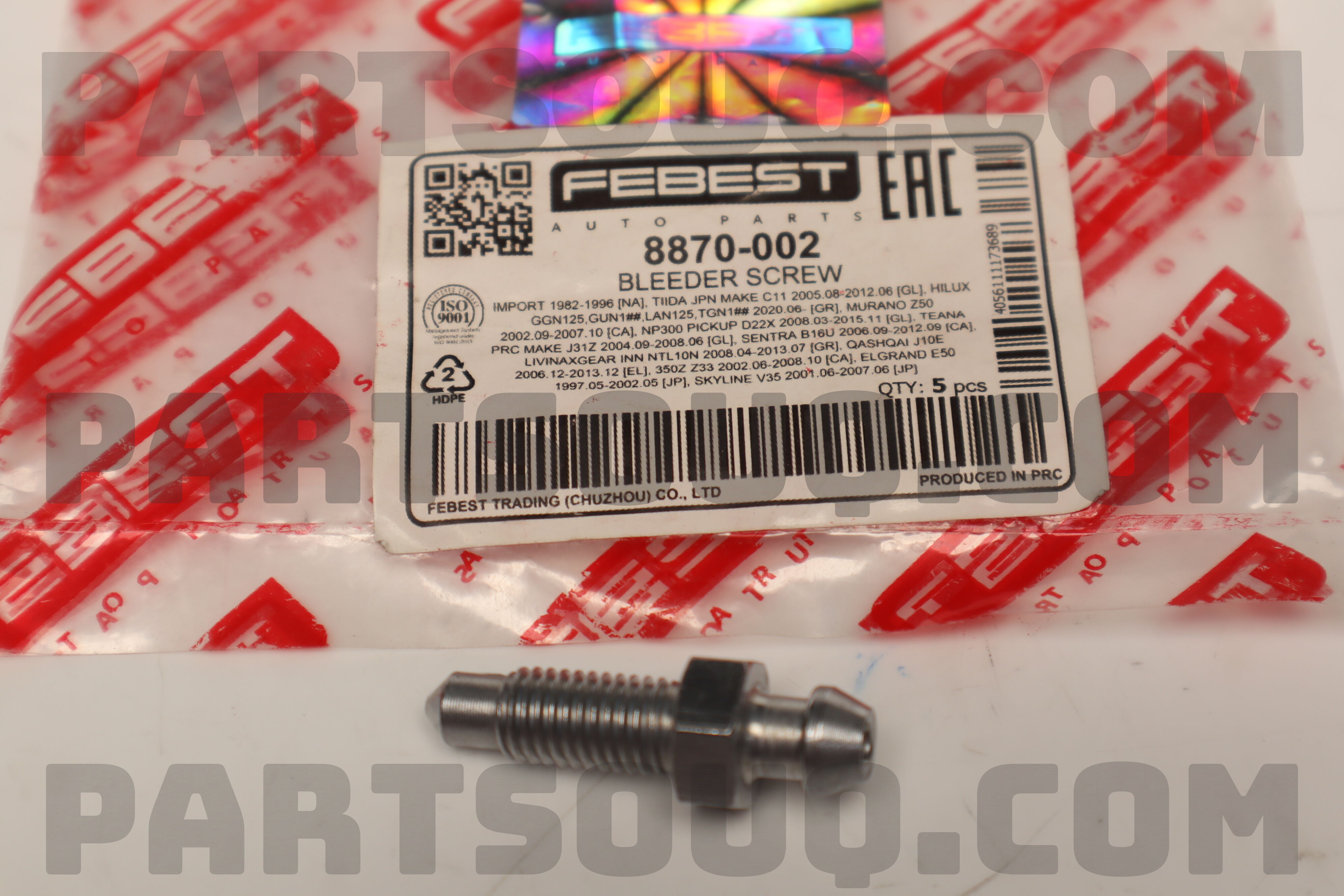 BLEEDER,FR BRAKE CAL MB928290 | Mitsubishi Parts | PartSouq
