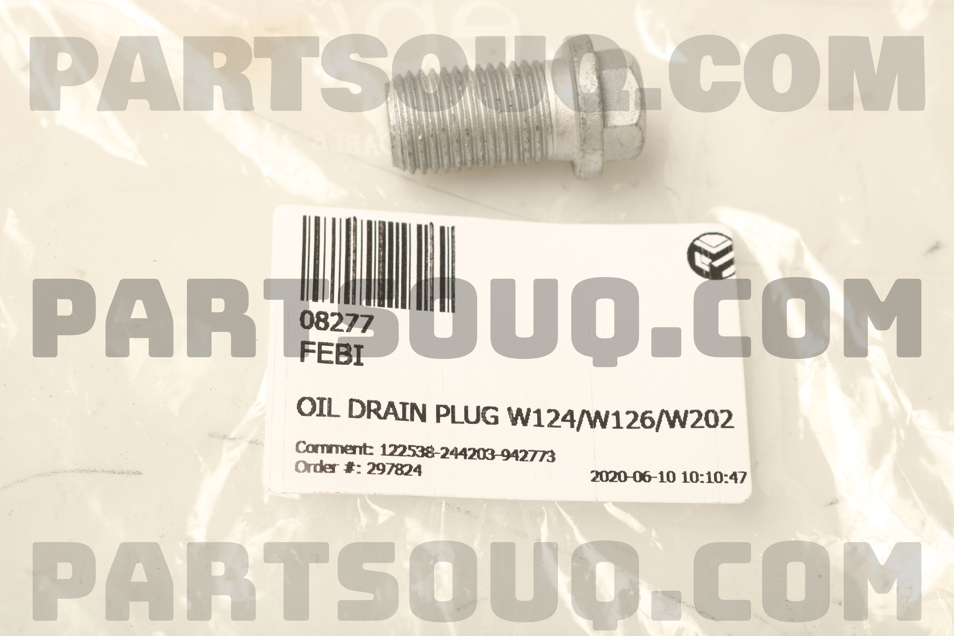 OIL DRAIN PLUG W124/W126/W202 08277 | FEBI Parts | PartSouq