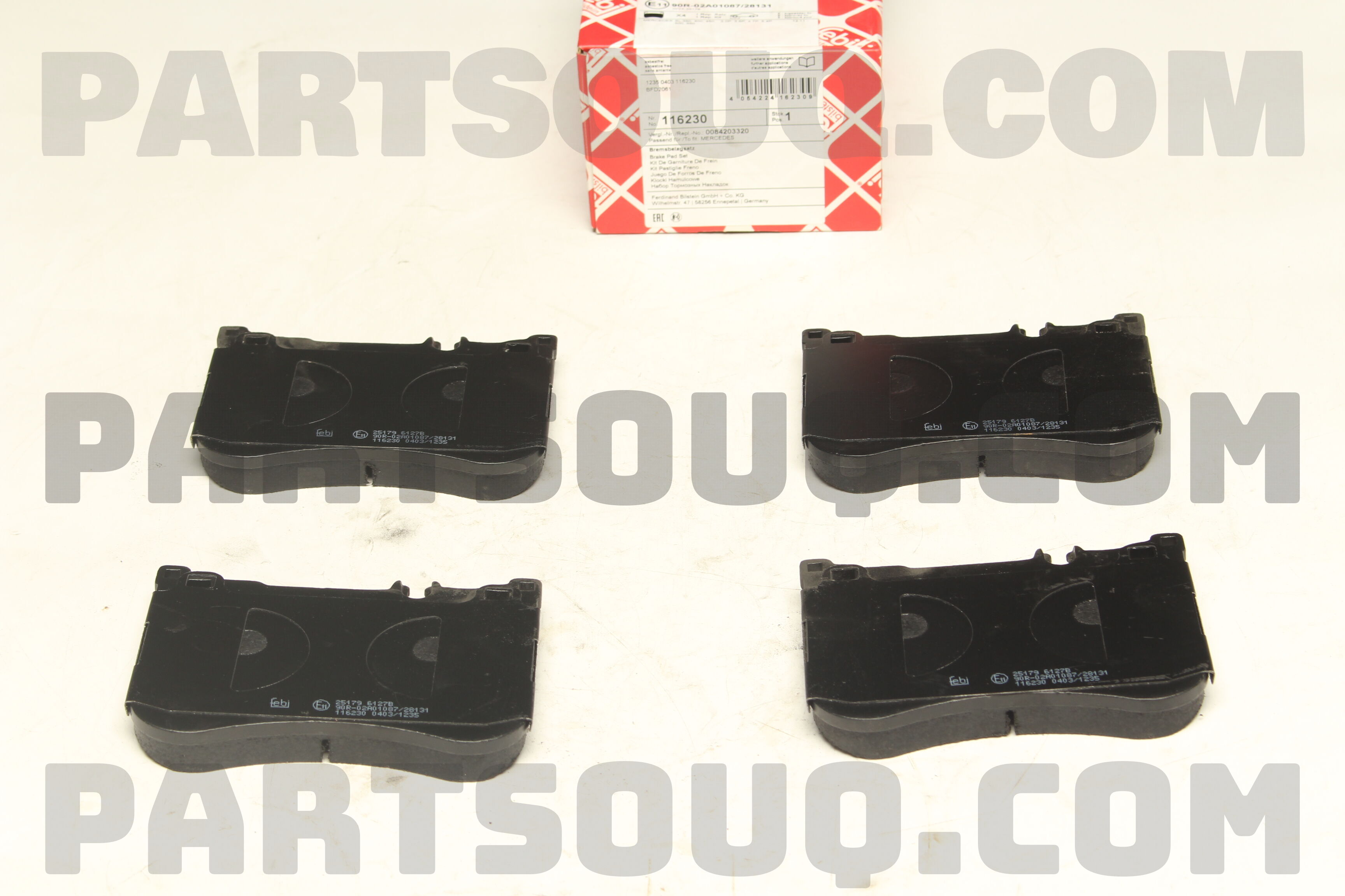 BRAKE PAD,FRONT-R(W231) 0084203320 | Ferodo Parts | PartSouq