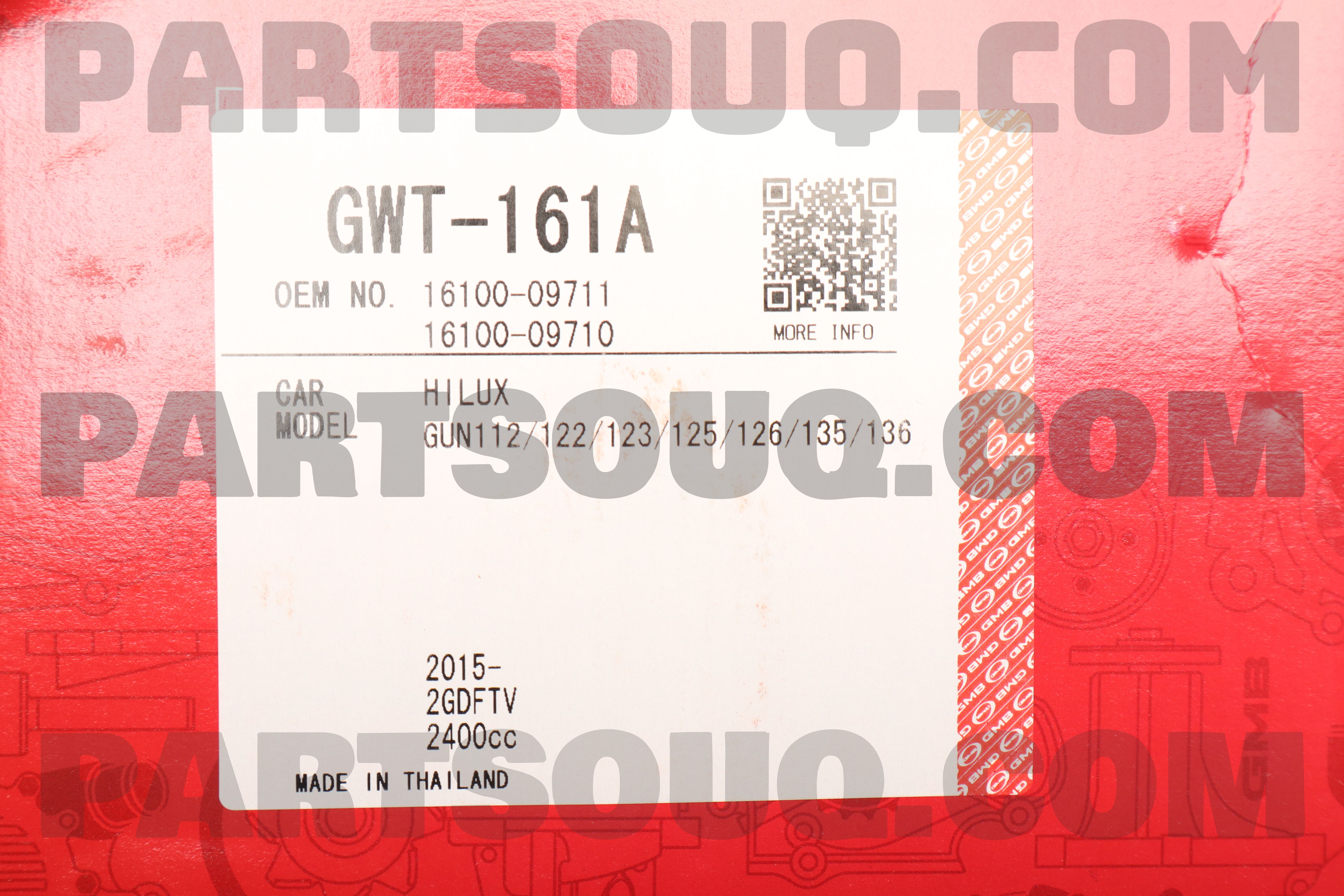 WATER PUMP 16100-09711 2GDFTV TO HILUX 201505-AISIN WPT202 | AISIN ...