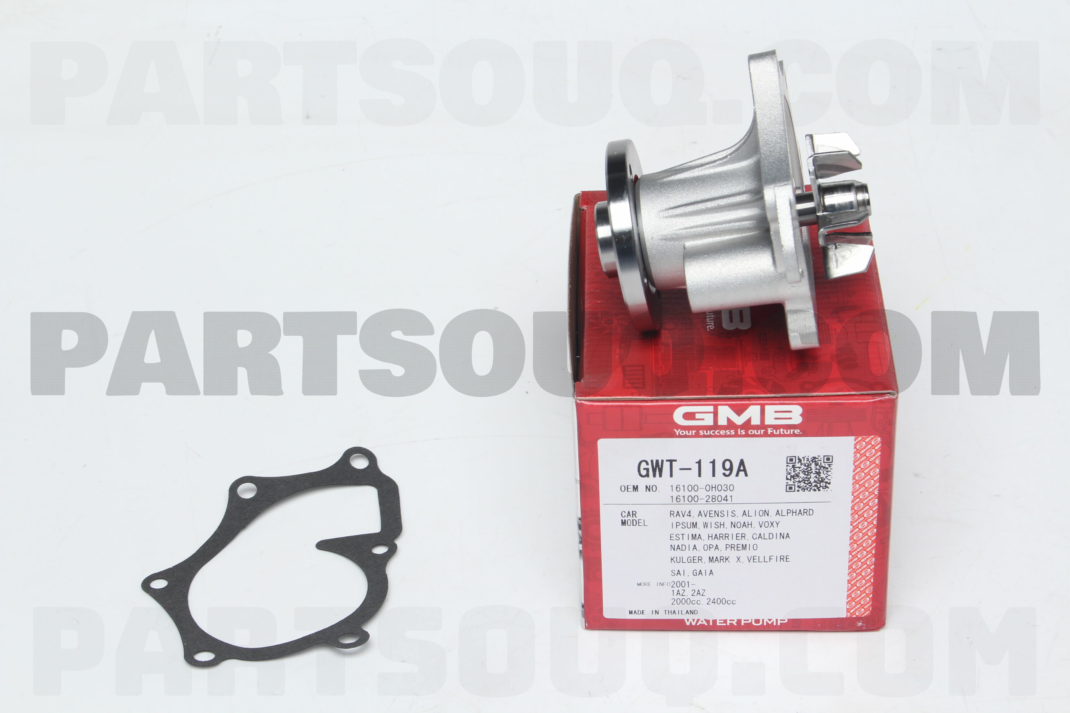 WATER PUMP 16100-0H03 GWT119A | GMB Parts | PartSouq