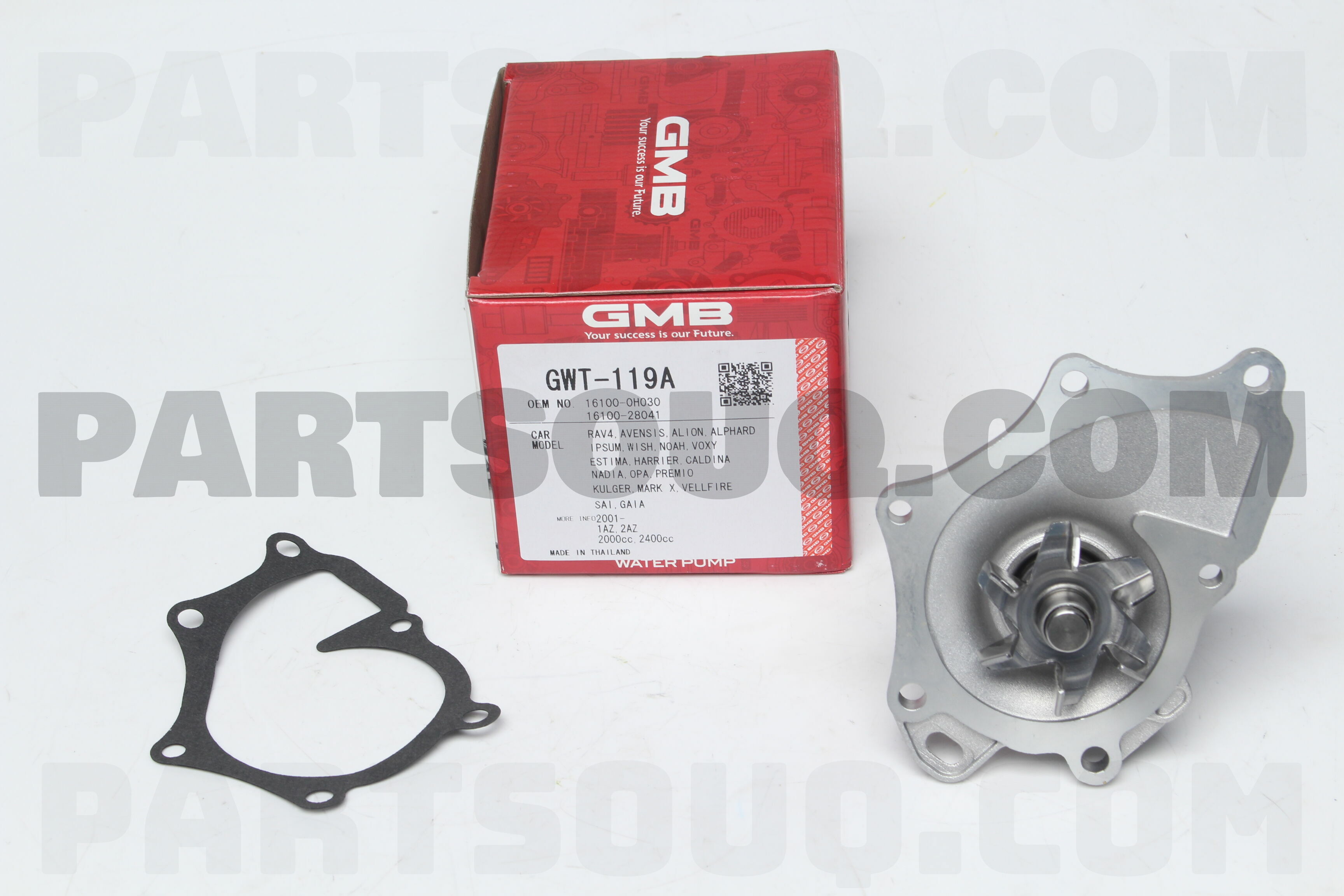 WATER PUMP 16100-0H03 GWT119A | GMB Parts | PartSouq