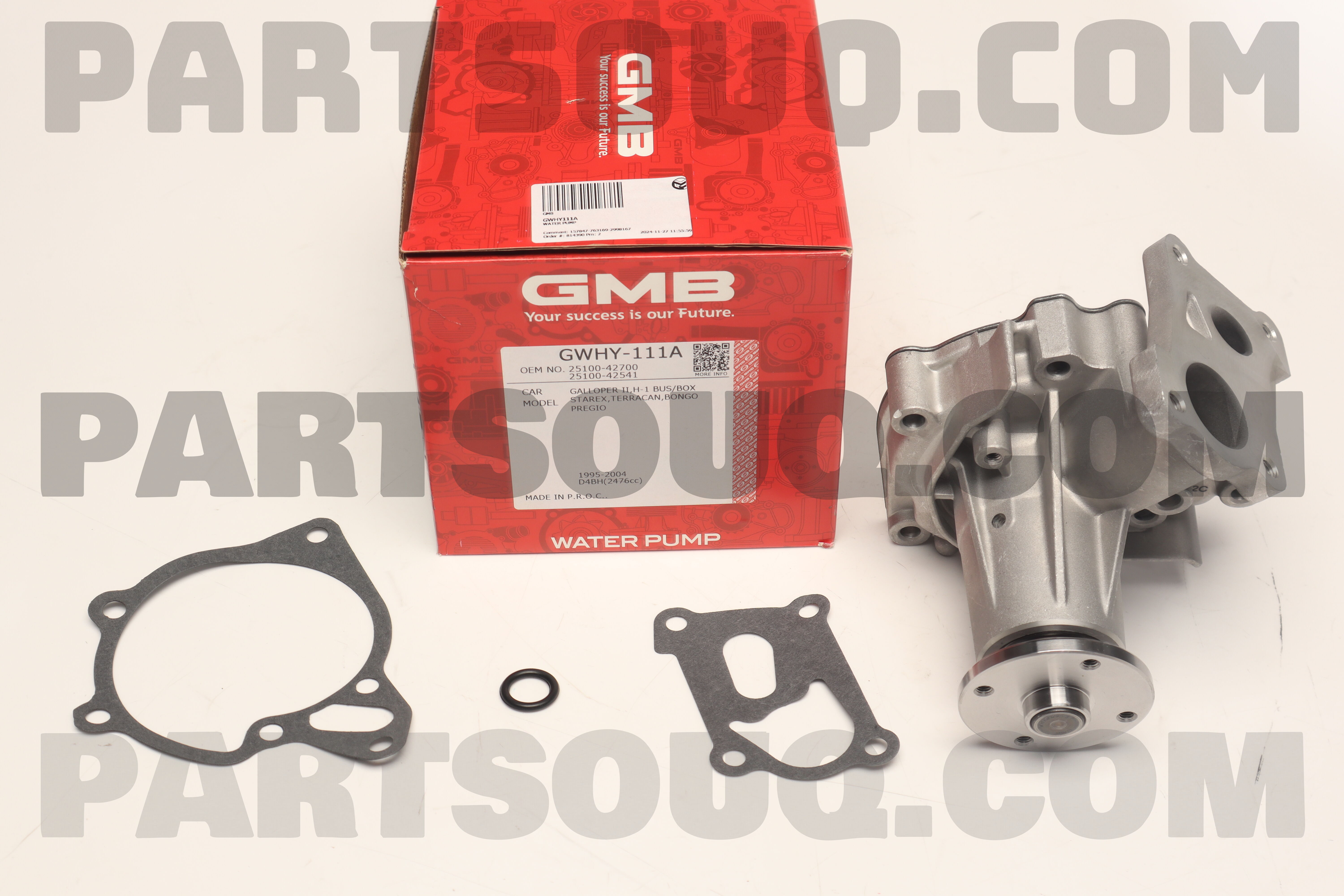 PUMP ASSY-COOLENT 2510042541 | Hyundai / KIA Parts | PartSouq