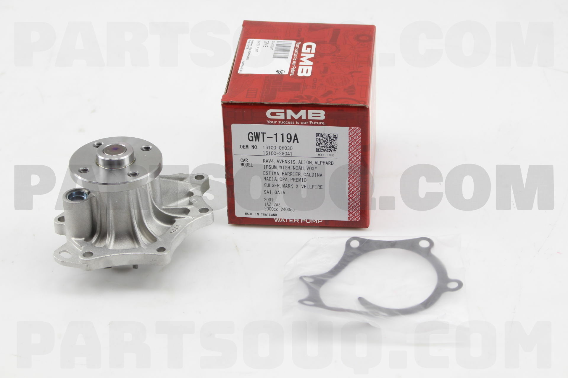 WATER PUMP 16100-0H03 GWT119A | GMB Parts | PartSouq