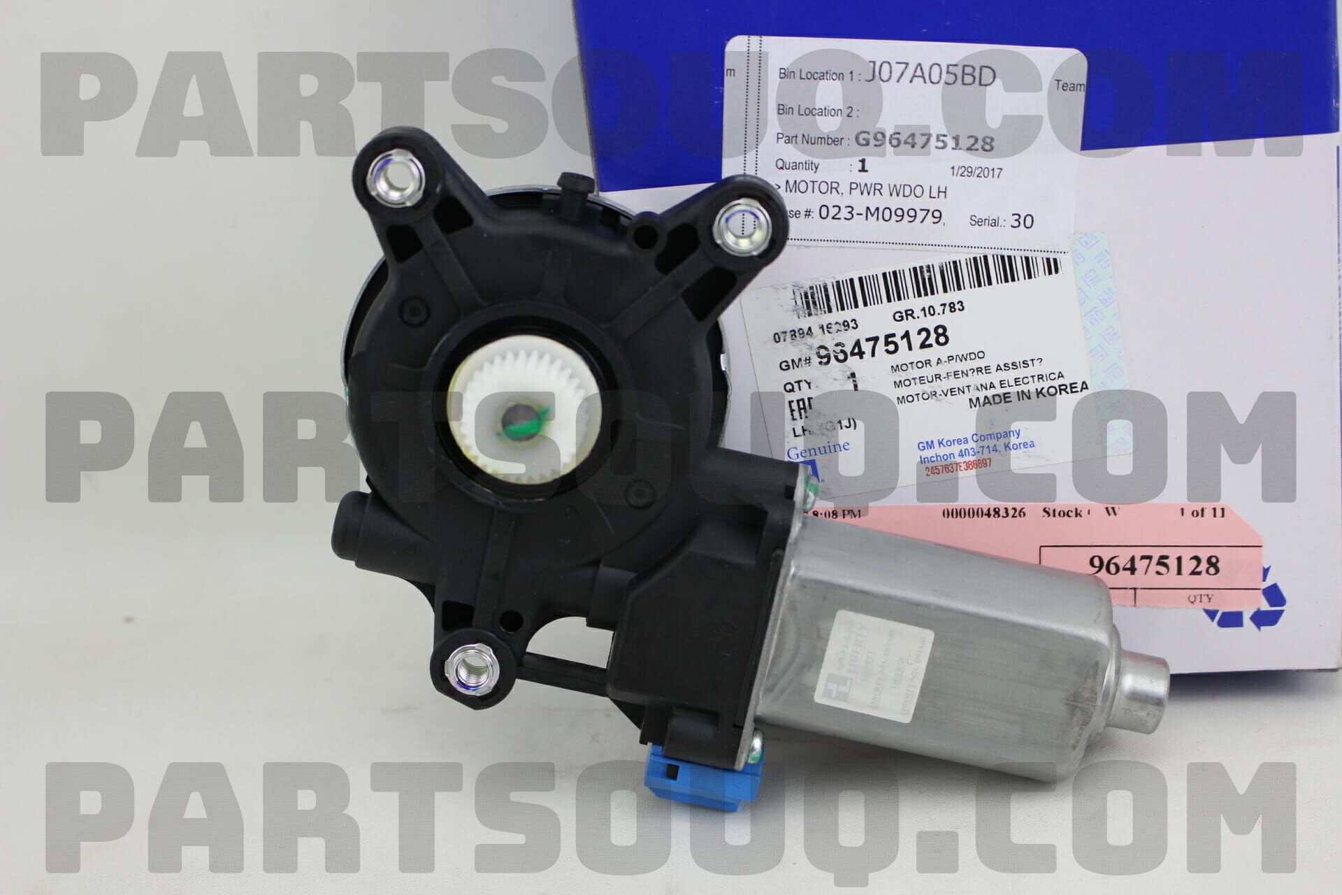 MOTOR,PWR WDO LH 96475128 | General Motors Parts | PartSouq