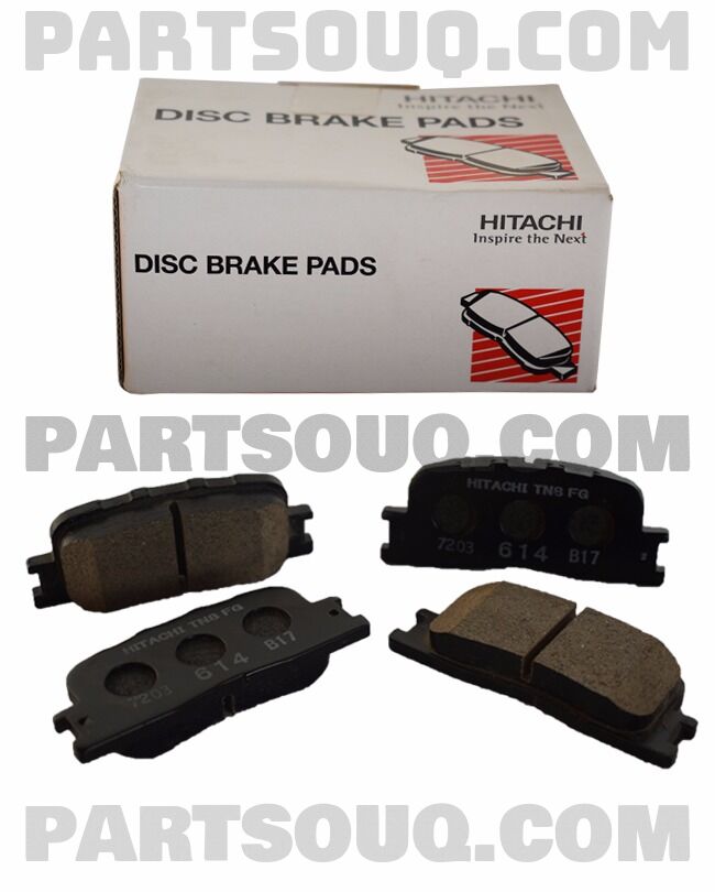 PAD KIT, DISC BRAKE, REAR 0446621010 | Toyota Parts | PartSouq