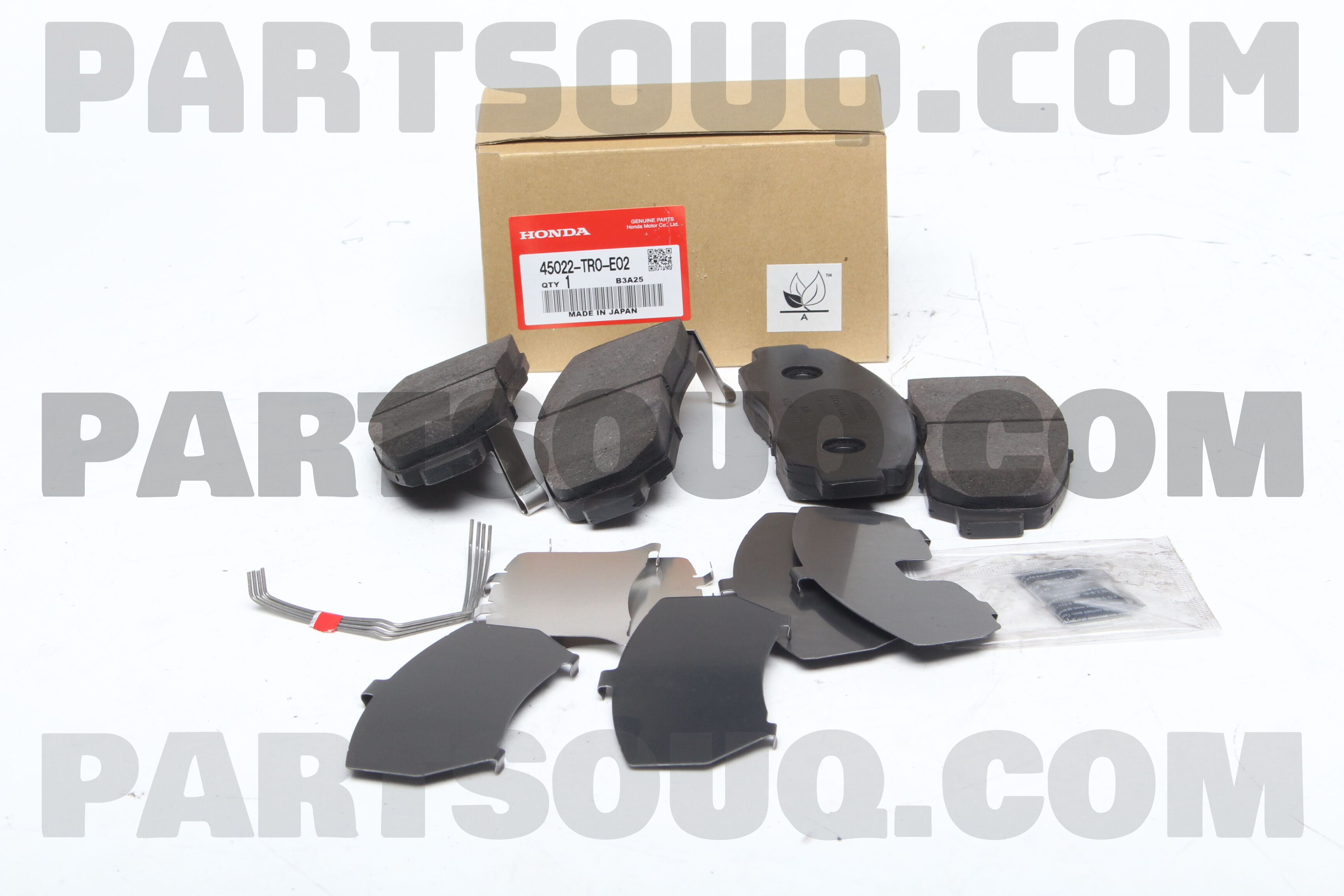 BRAKE PAD FRONT 45022-TR0-E01,45022-TR0-E02 HO ACCORD 2003- HI-Q SP2012 ...
