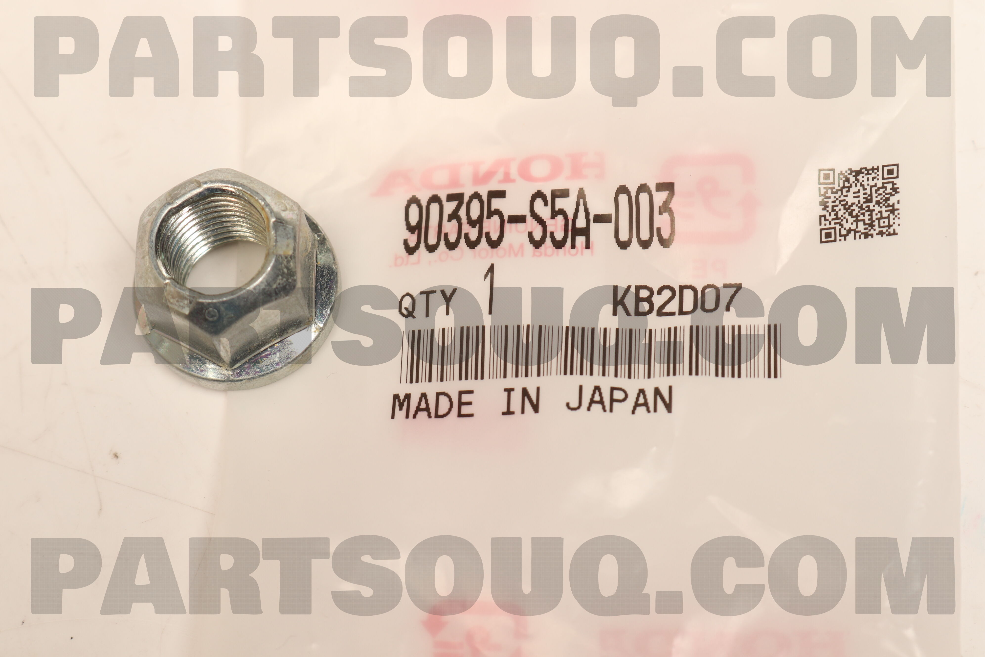 NUT,LOCK FLANGE 90395S5A003 | Honda Parts | PartSouq