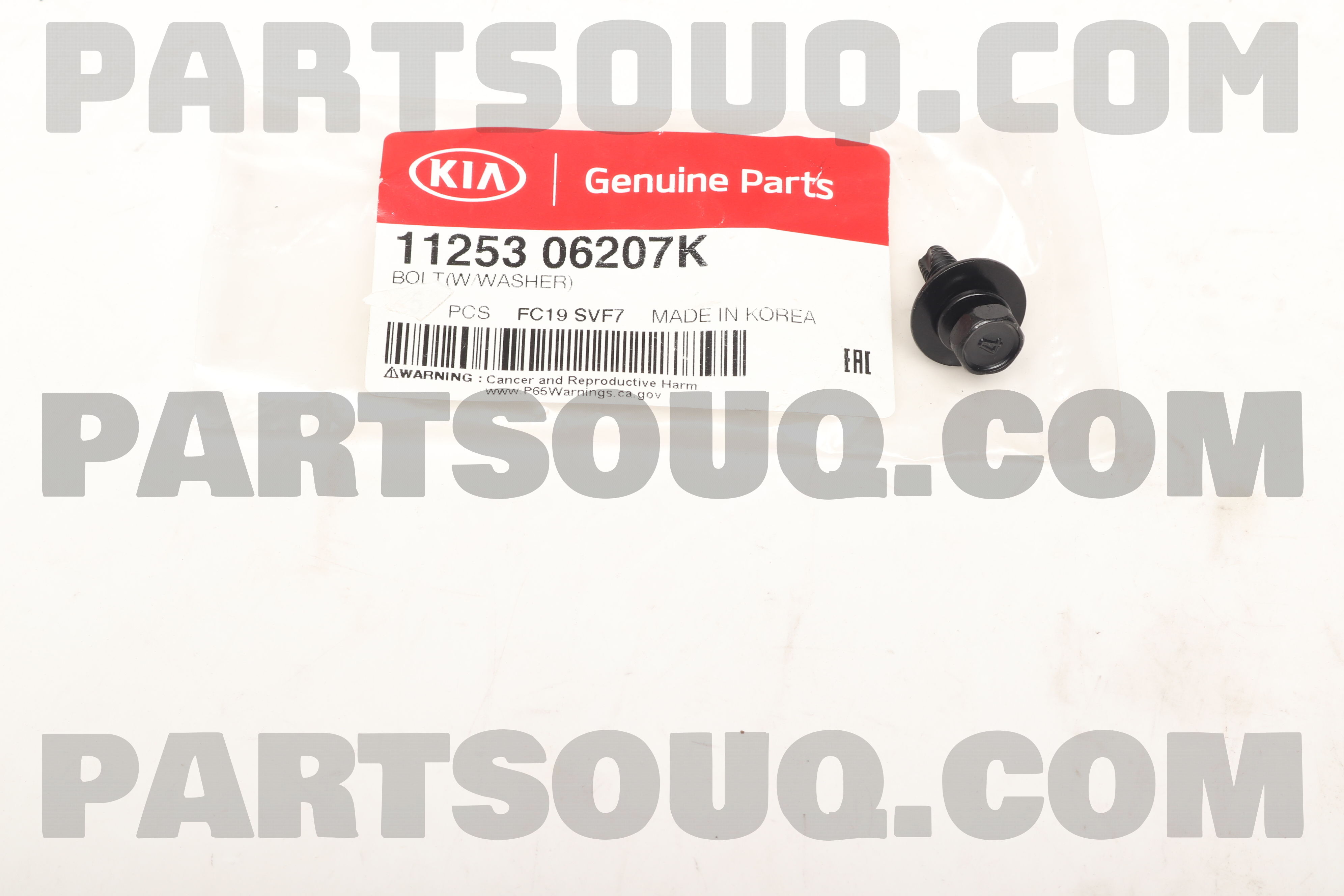 BOLT(W/WASHER) 1125306207K | Hyundai / KIA Parts | PartSouq
