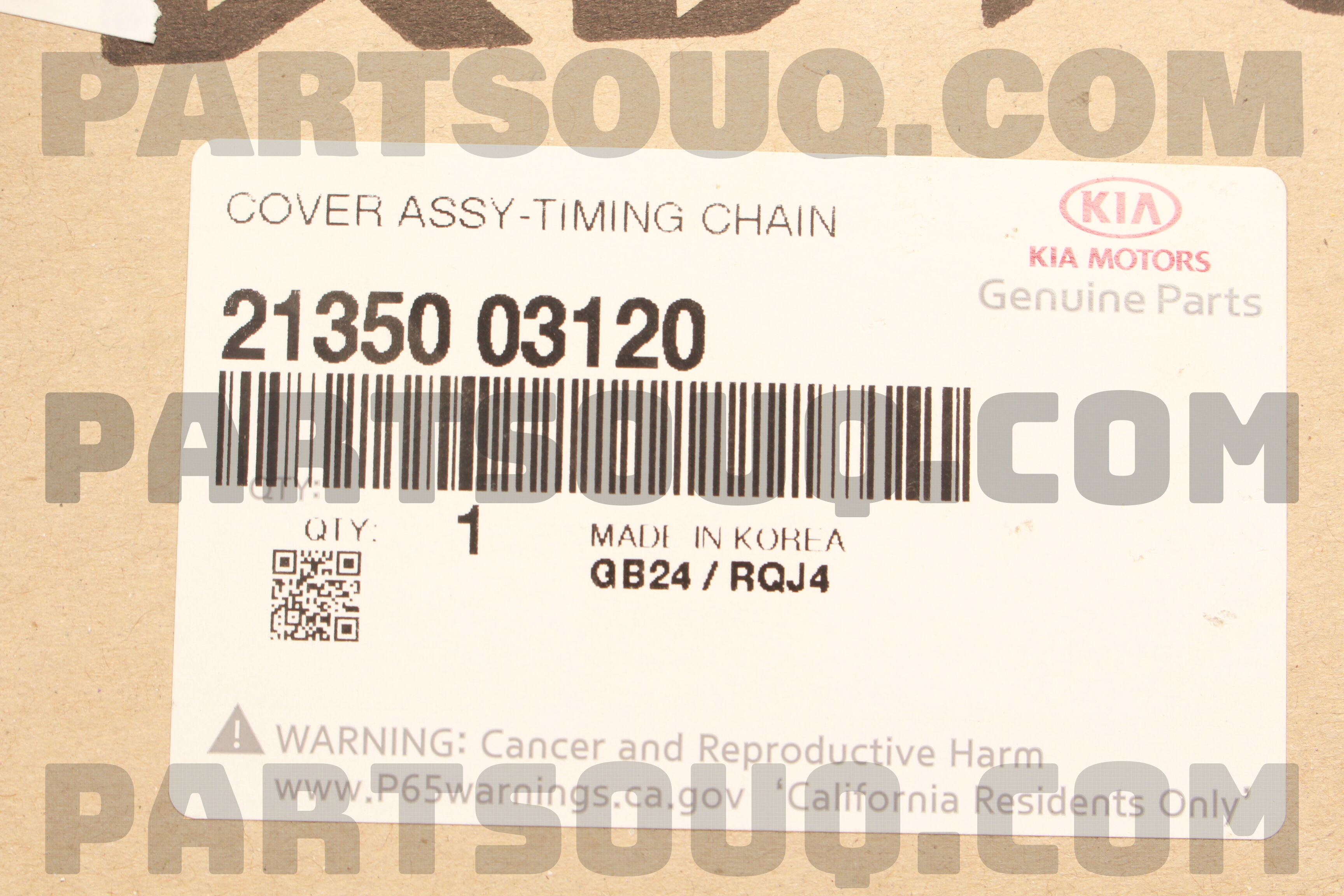 COVERASSY-TIMINGBE 2135003120 | Hyundai / KIA Parts | PartSouq