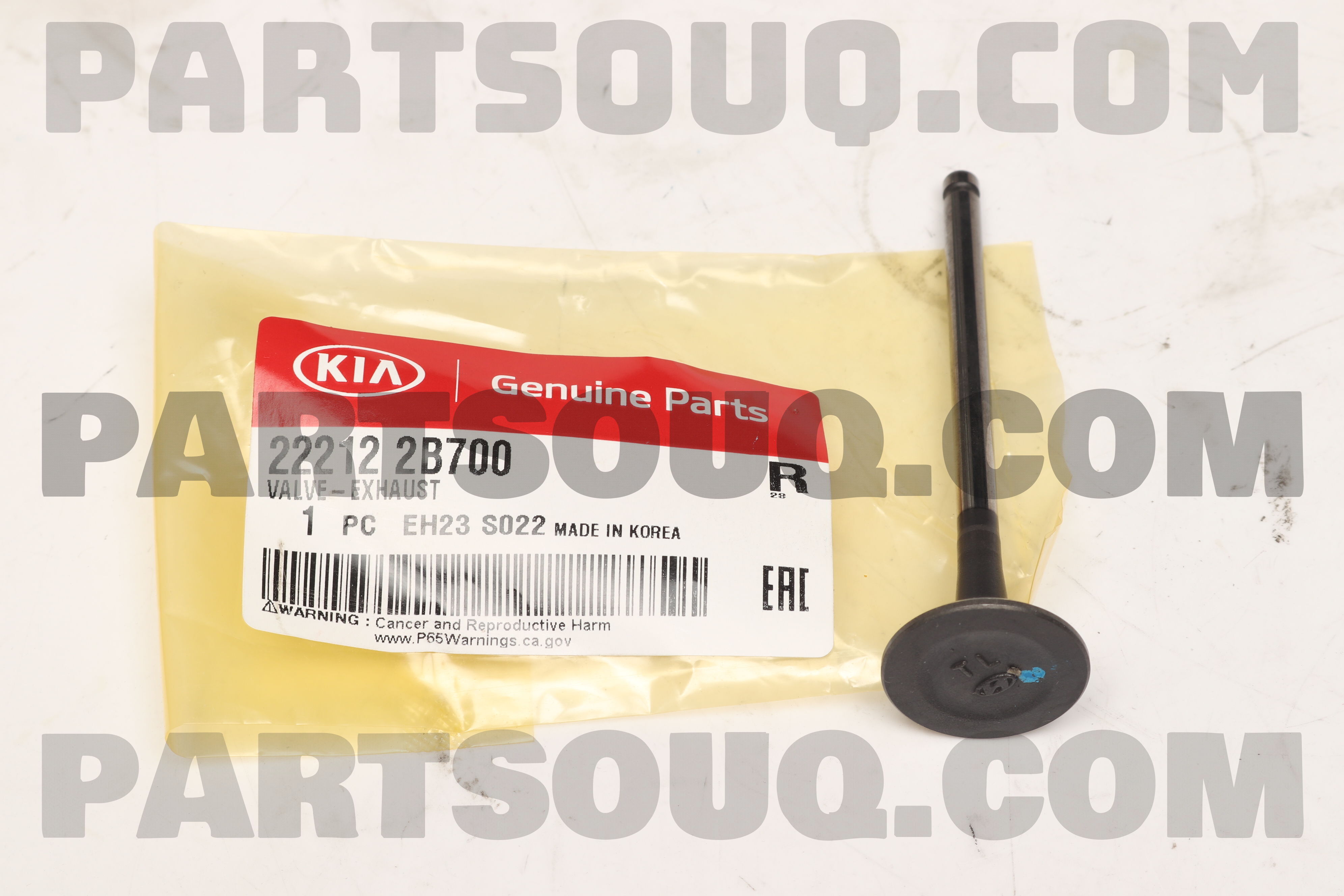 VALVE-EXHAUST 222122B700 | Hyundai / KIA Parts | PartSouq