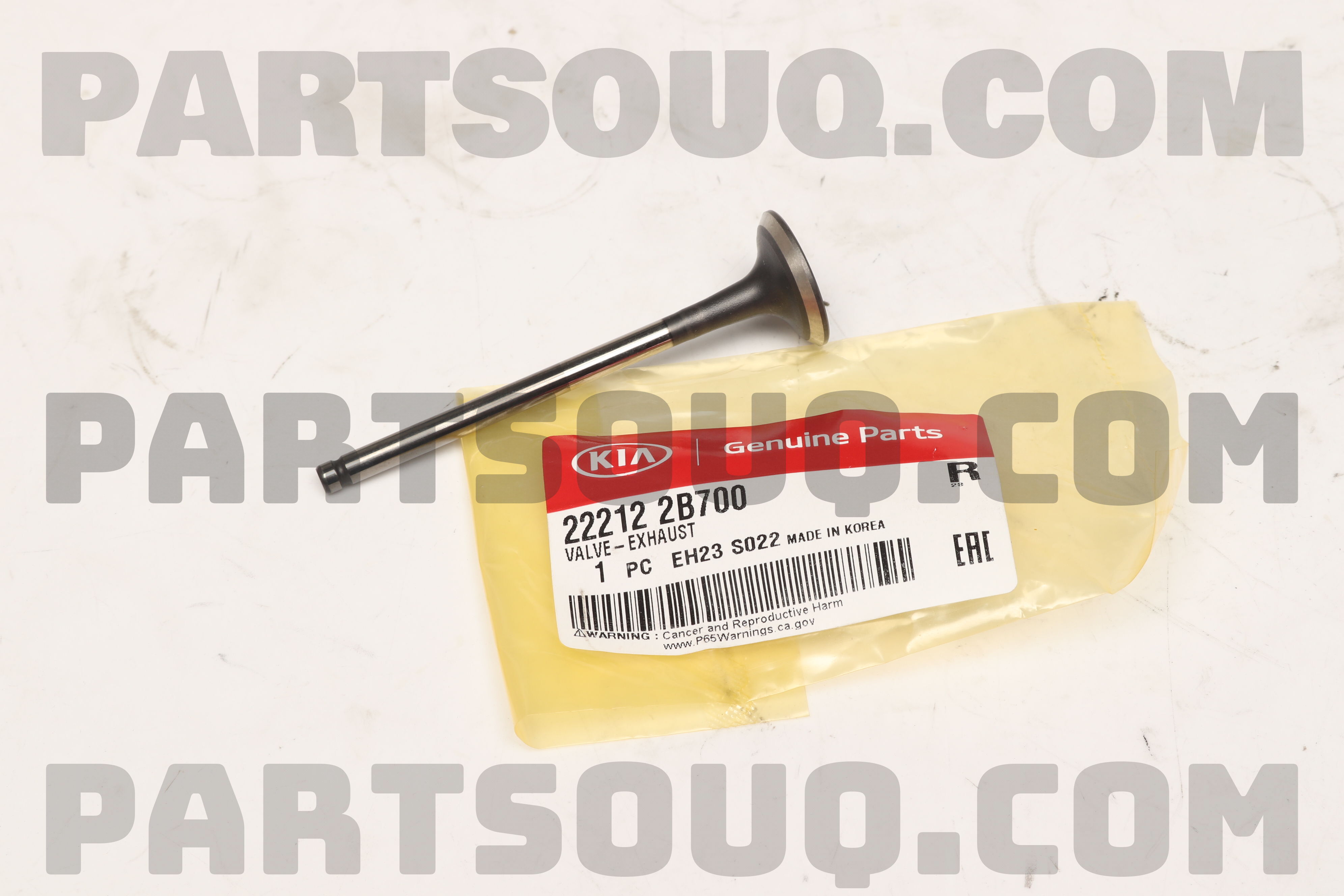 VALVE-EXHAUST 222122B700 | Hyundai / KIA Parts | PartSouq