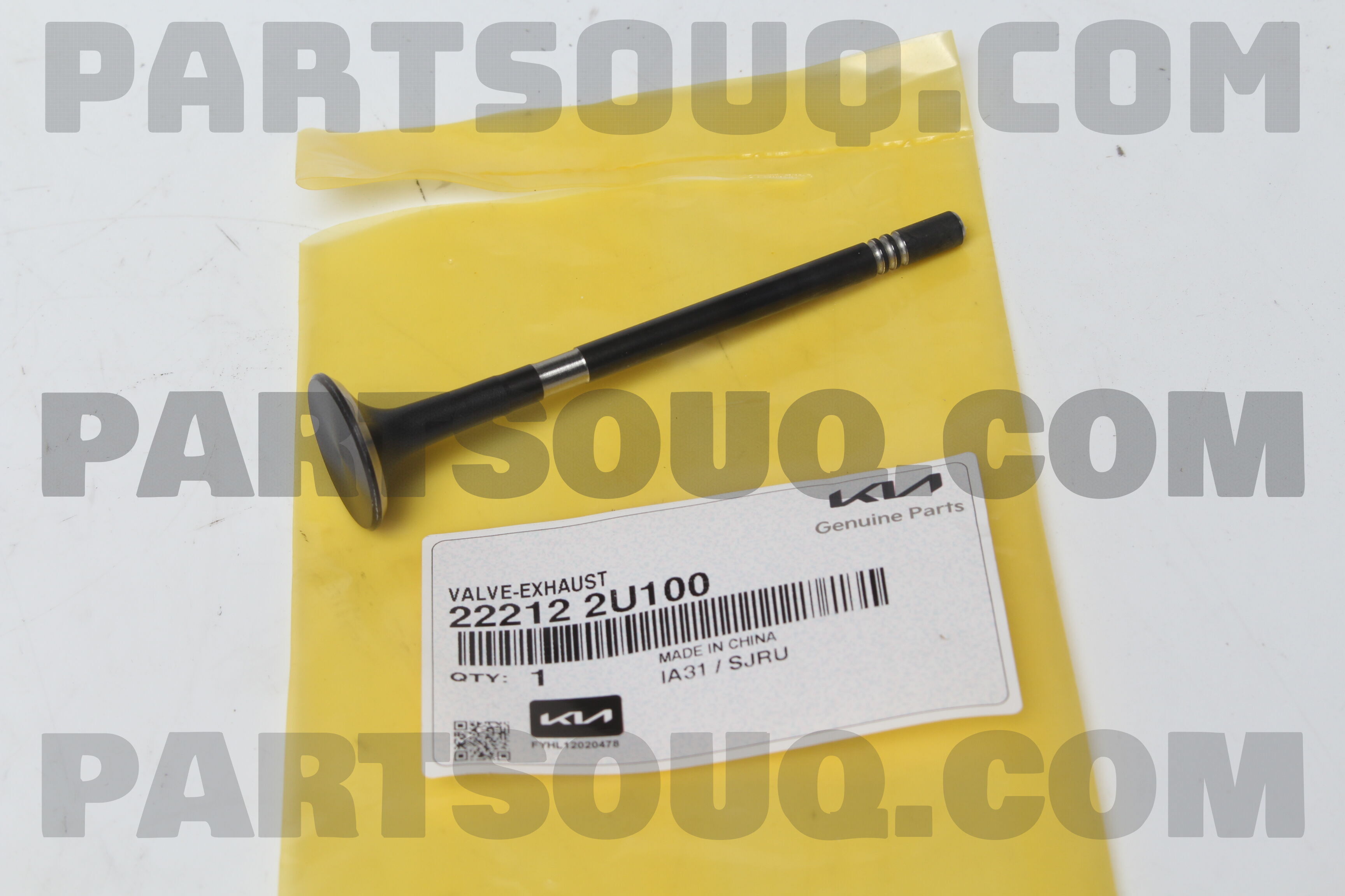 VALVE-EXHAUST 222122U100 | Hyundai / KIA Parts | PartSouq