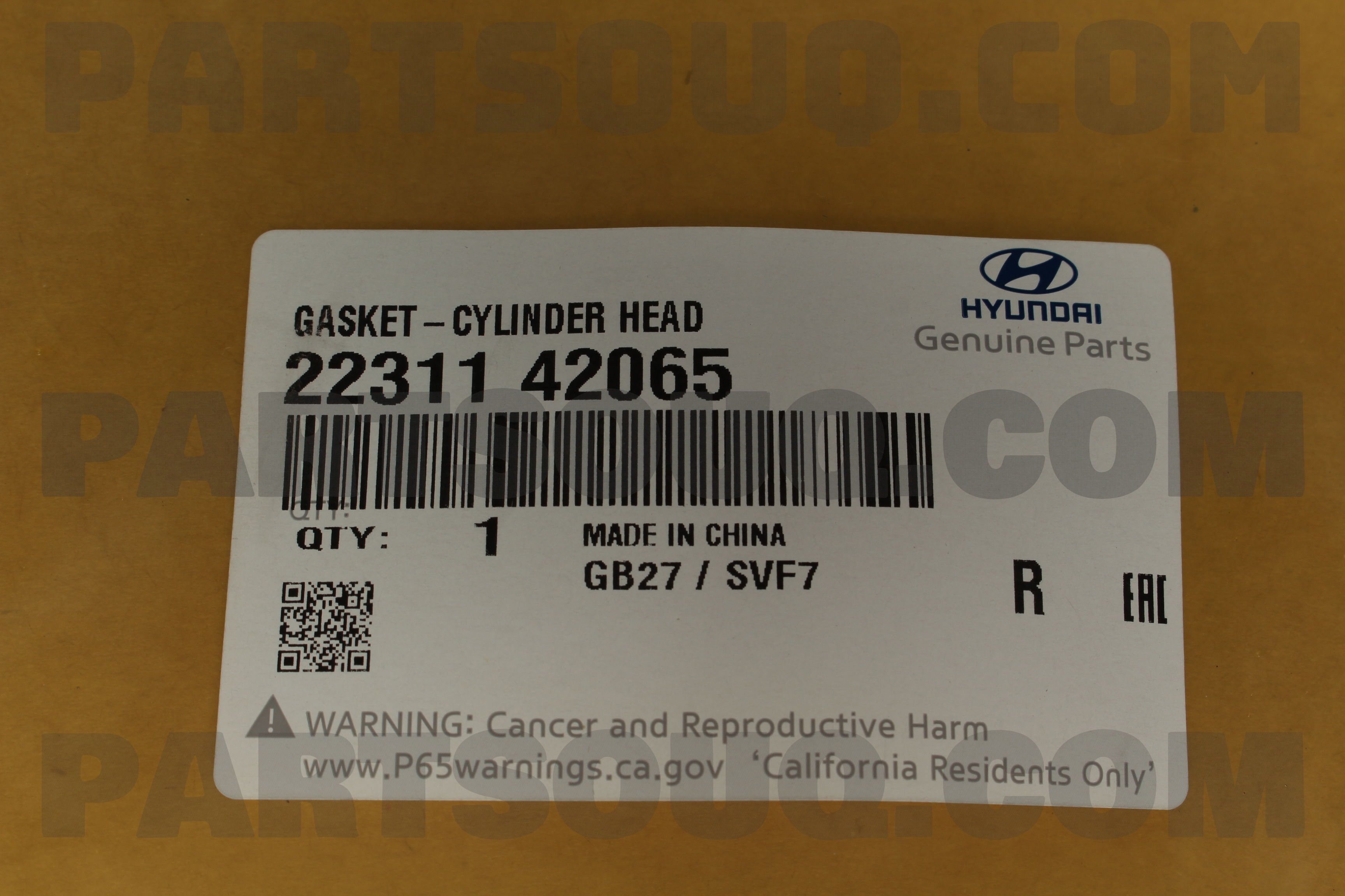 GASKET-CYLINDER HEAD 2231142515 | Hyundai / KIA Parts | PartSouq