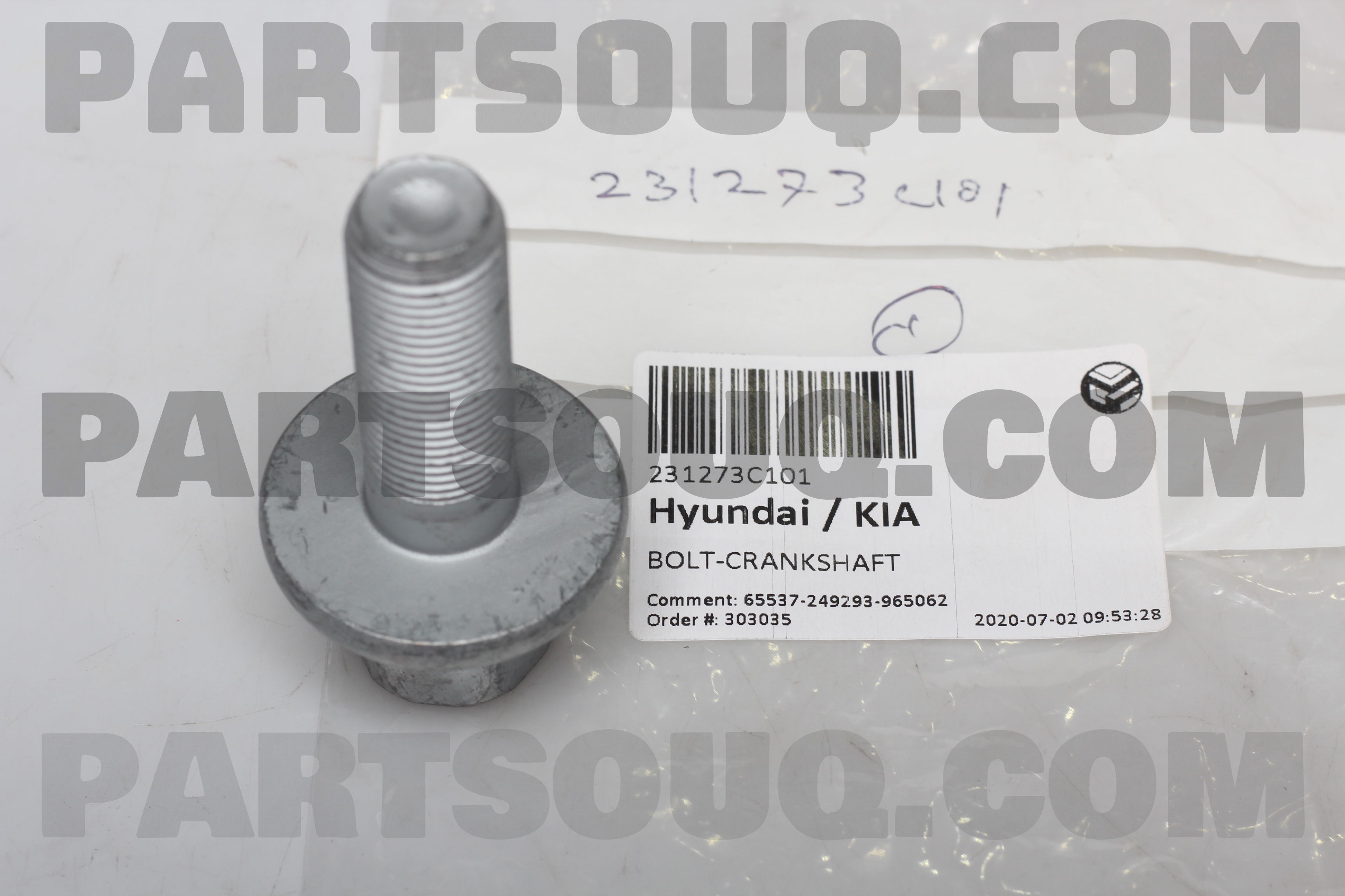 BOLT-CRANKSHAFT 2312742001 | Hyundai / KIA Parts | PartSouq