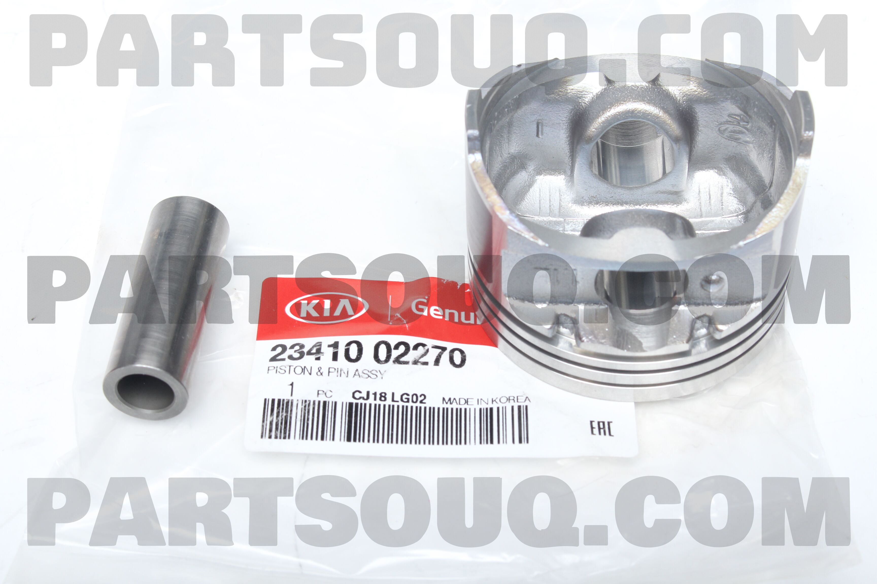 PISTON SET STD KIA G4HG PICANTO (SET OF 1) 52106STD | TEIKIN Parts ...