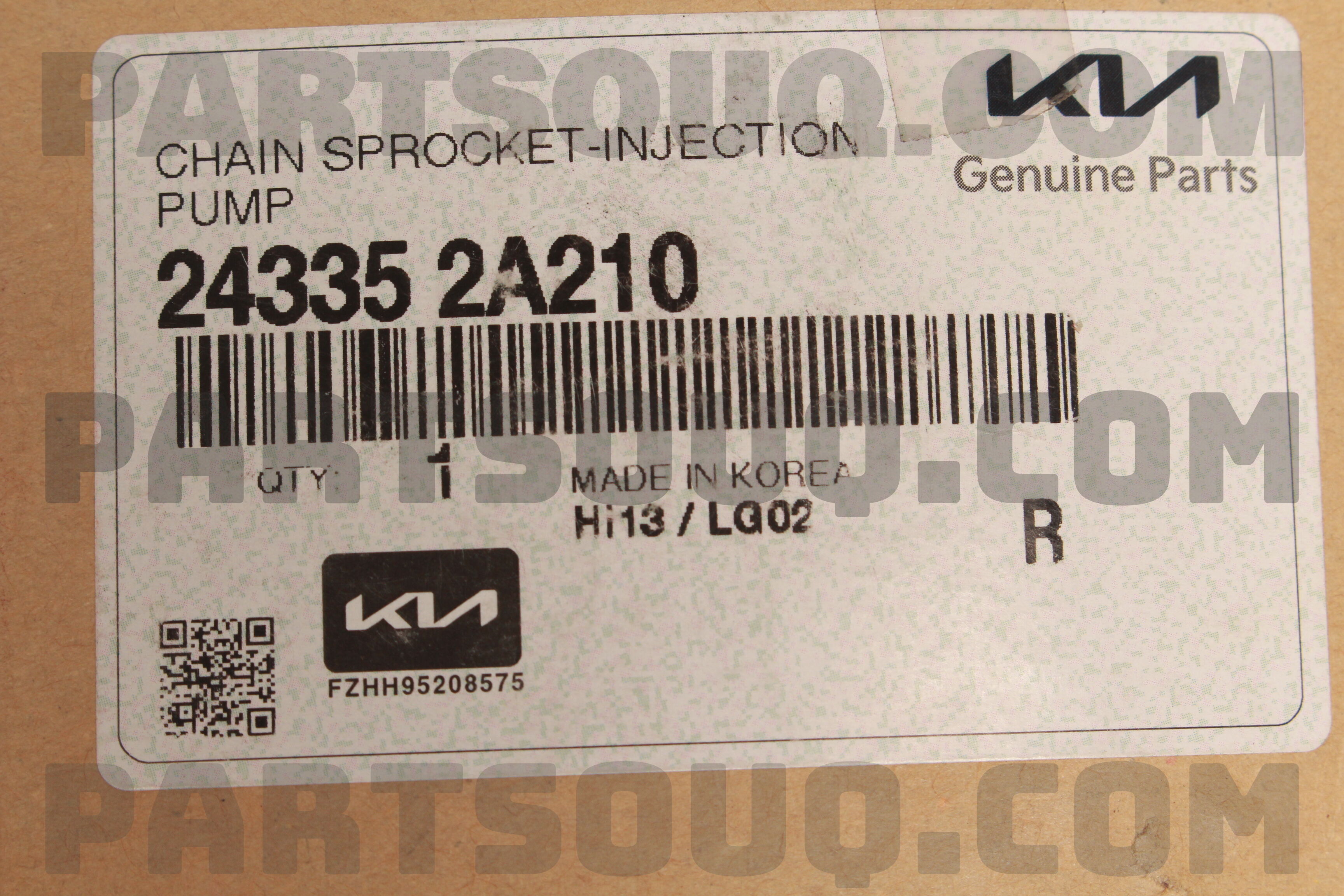CHAIN SPROCKET-INJECTION PUMP 243352A210 | Hyundai / KIA Parts | PartSouq
