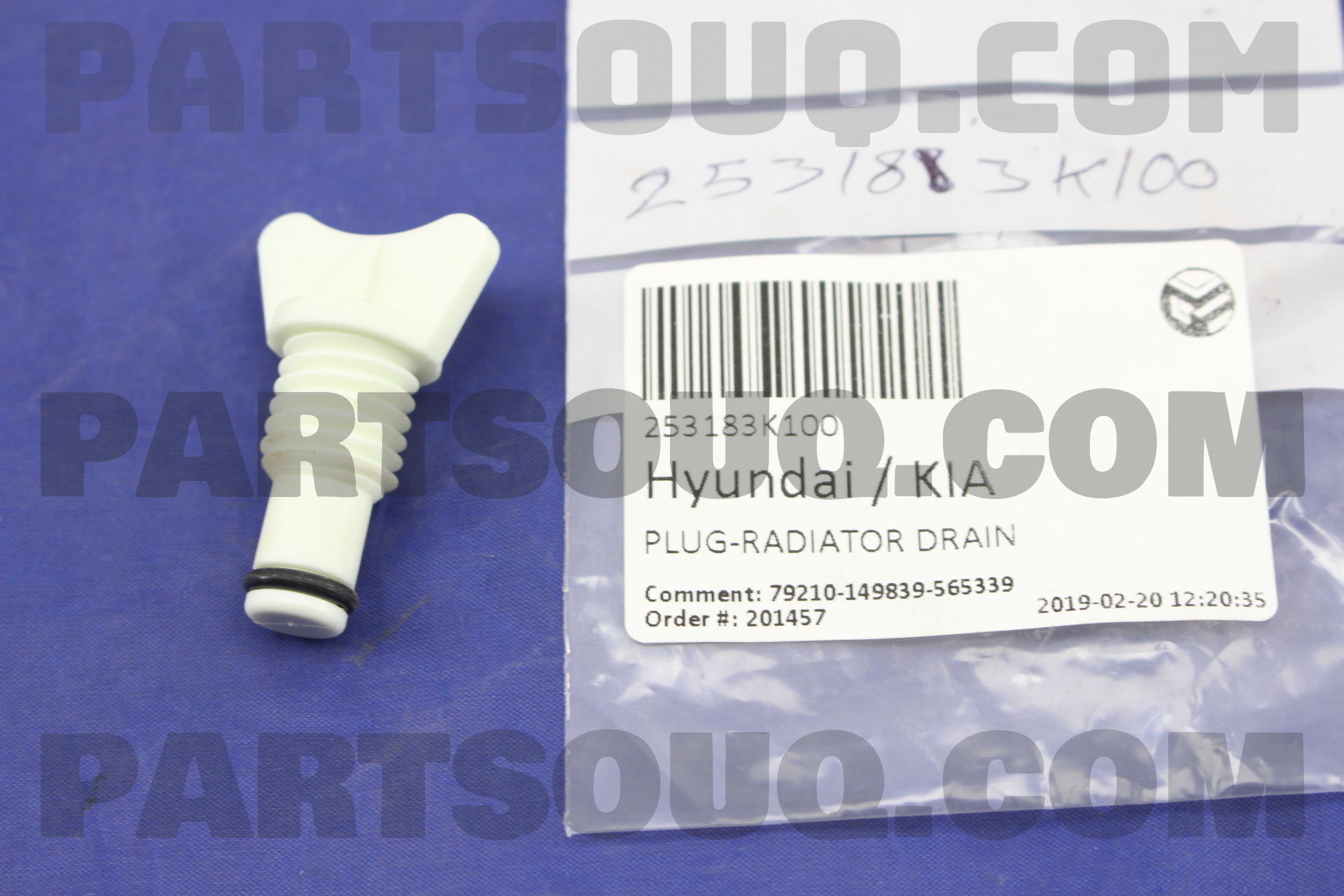 PLUG-RADIATOR DRAIN 253183K100 | Hyundai / KIA Parts | PartSouq