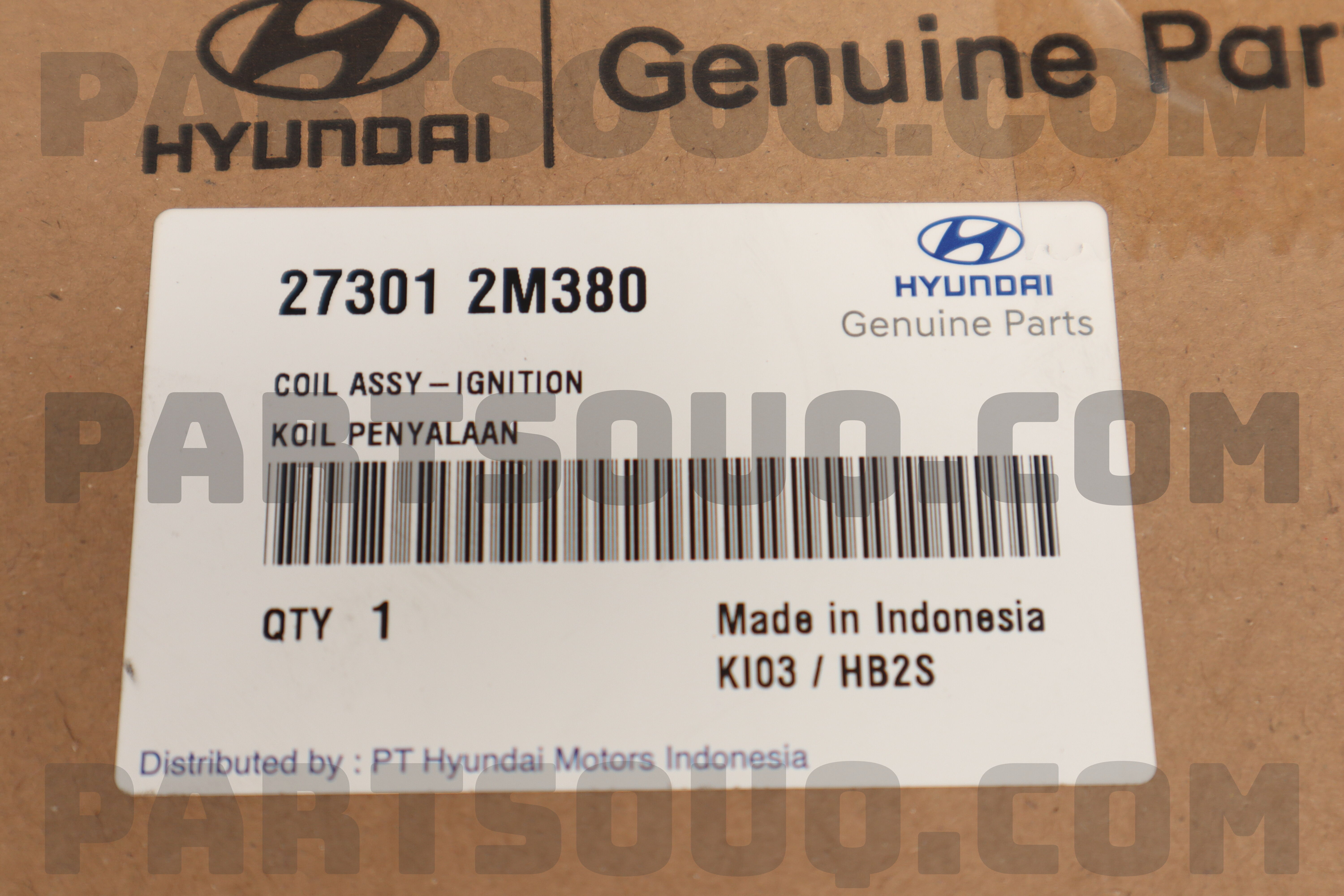 COIL ASSY-IGNITION 273012M380 | Hyundai / KIA Parts | PartSouq