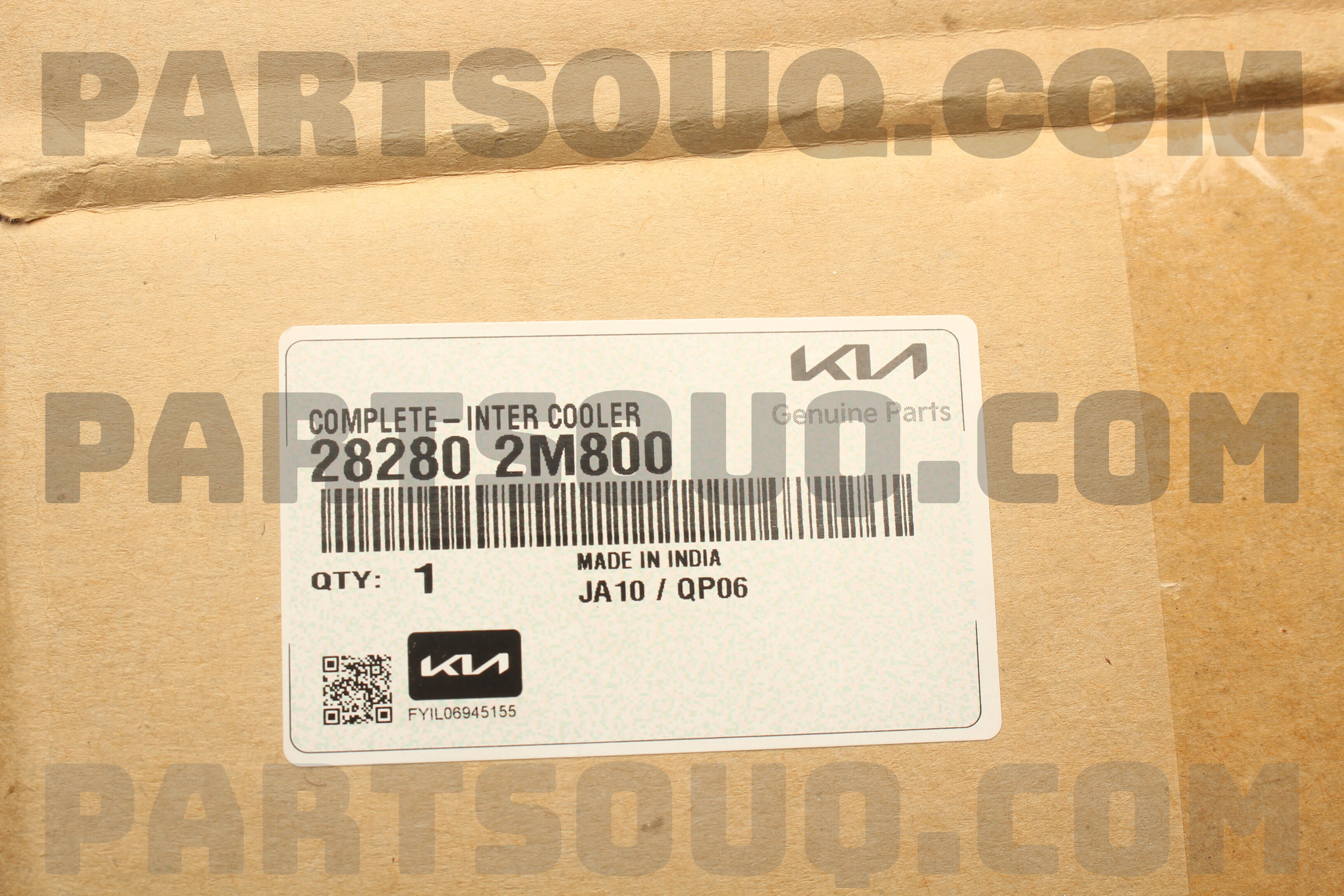COMPLETE-INTER COOLER 282802M800 | Hyundai / KIA Parts | PartSouq