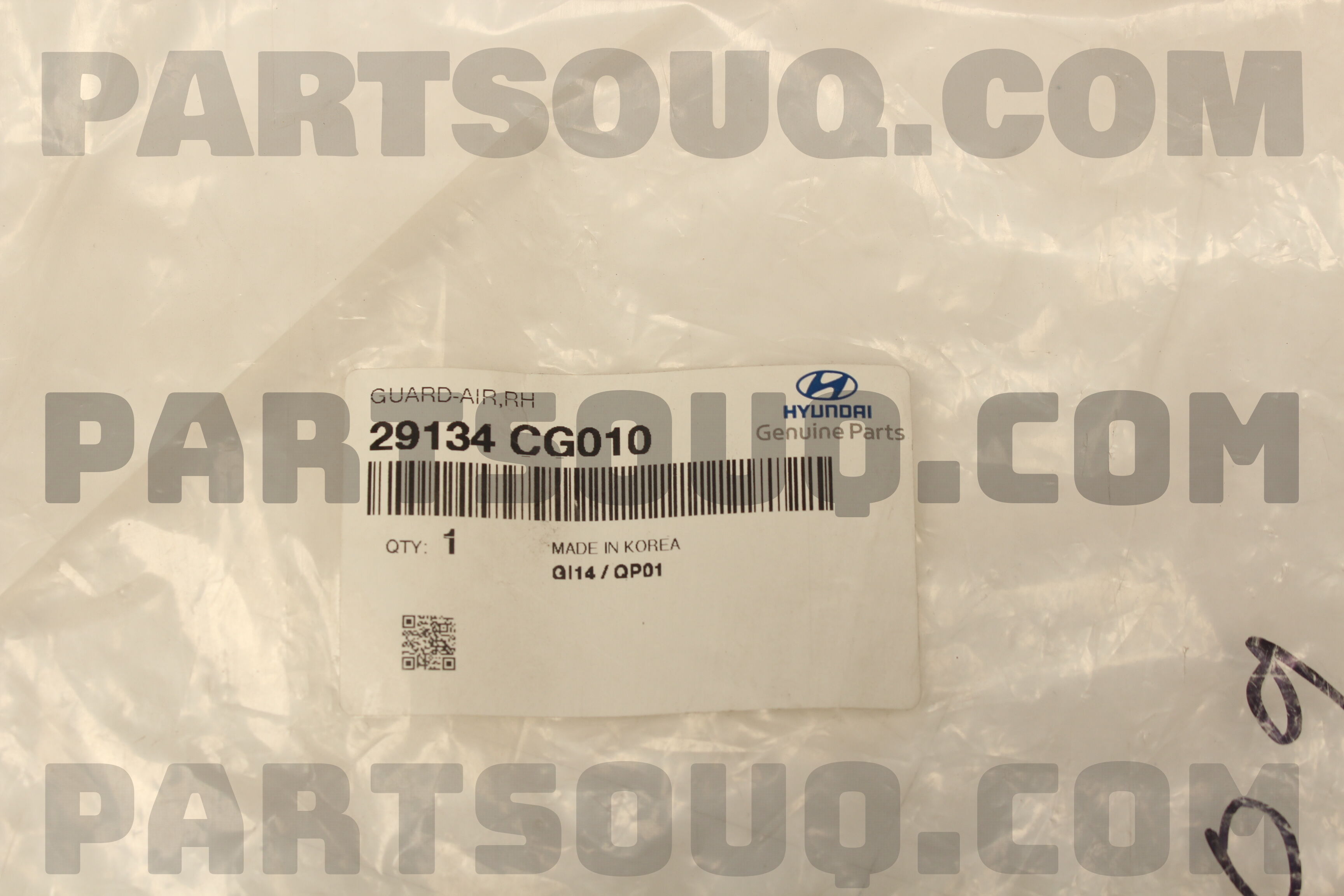 GUARD - AIR, RH 29134CG010 | Hyundai / KIA Parts | PartSouq