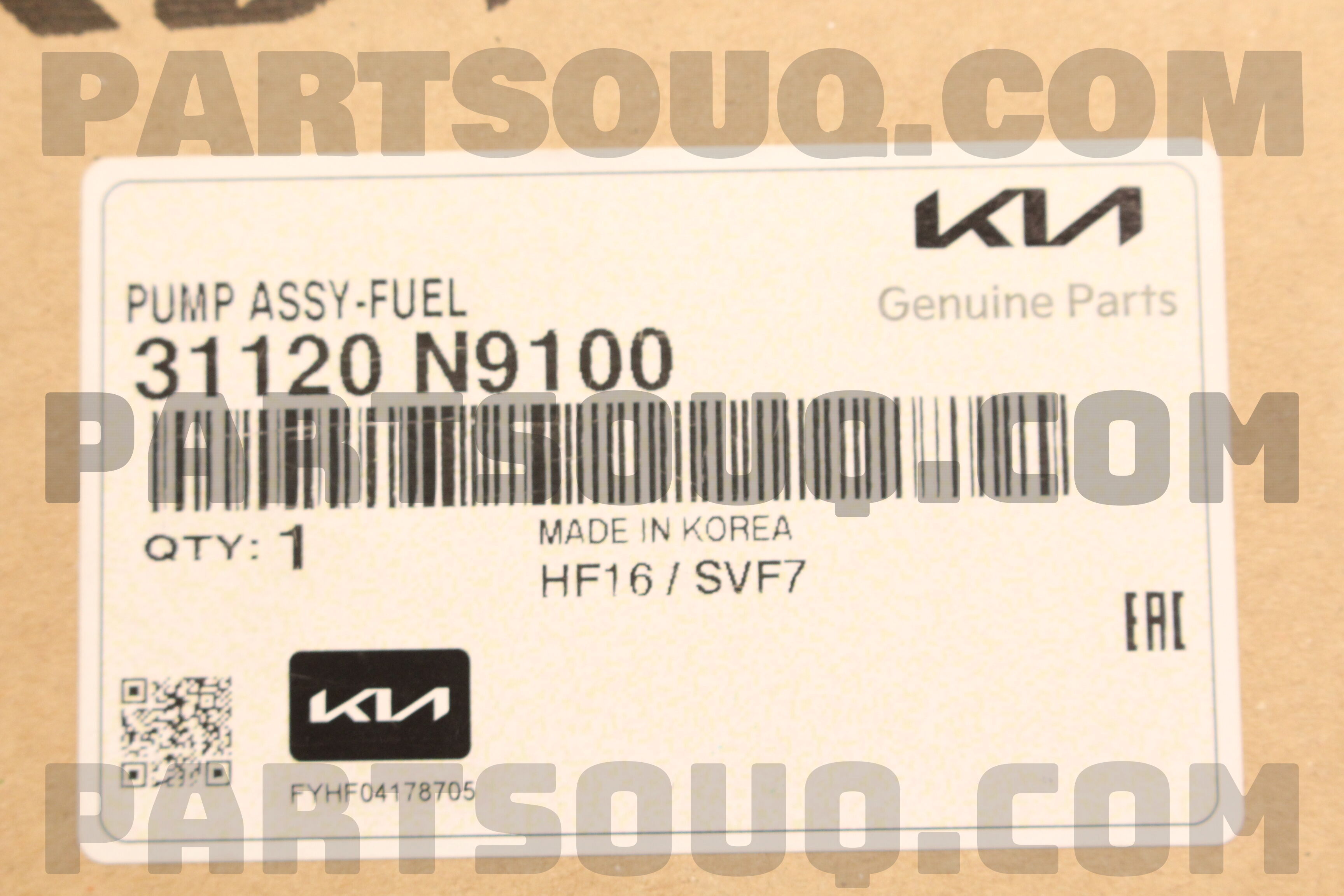 PUMP ASSY-FUEL 31120N9100 | Hyundai / KIA Parts | PartSouq