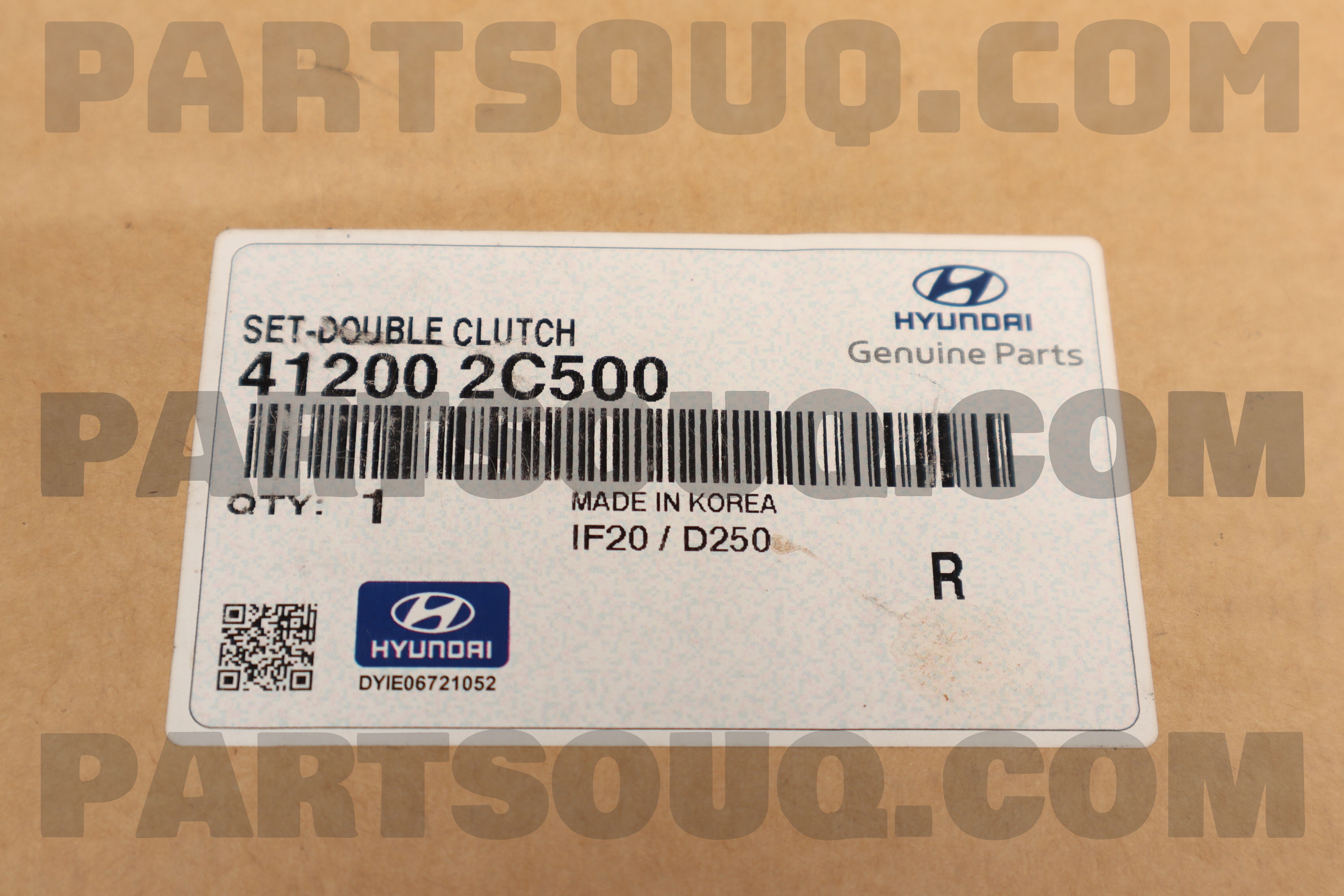 SET-DOUBLE CLUTCH 412002C500 | Hyundai / KIA Parts | PartSouq