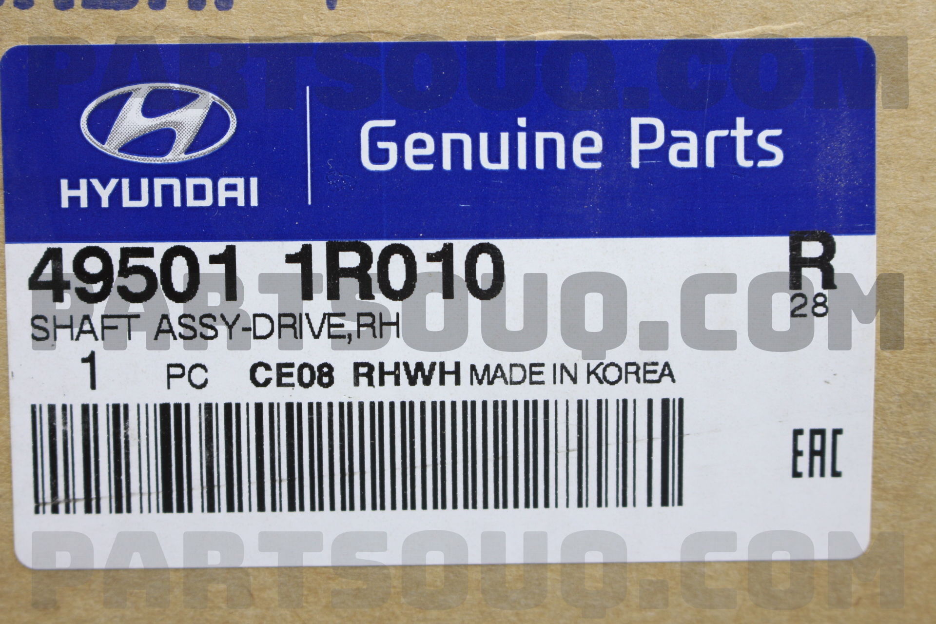 JOINT ASSY-CV RH 495011R010 | Hyundai / KIA Parts | PartSouq