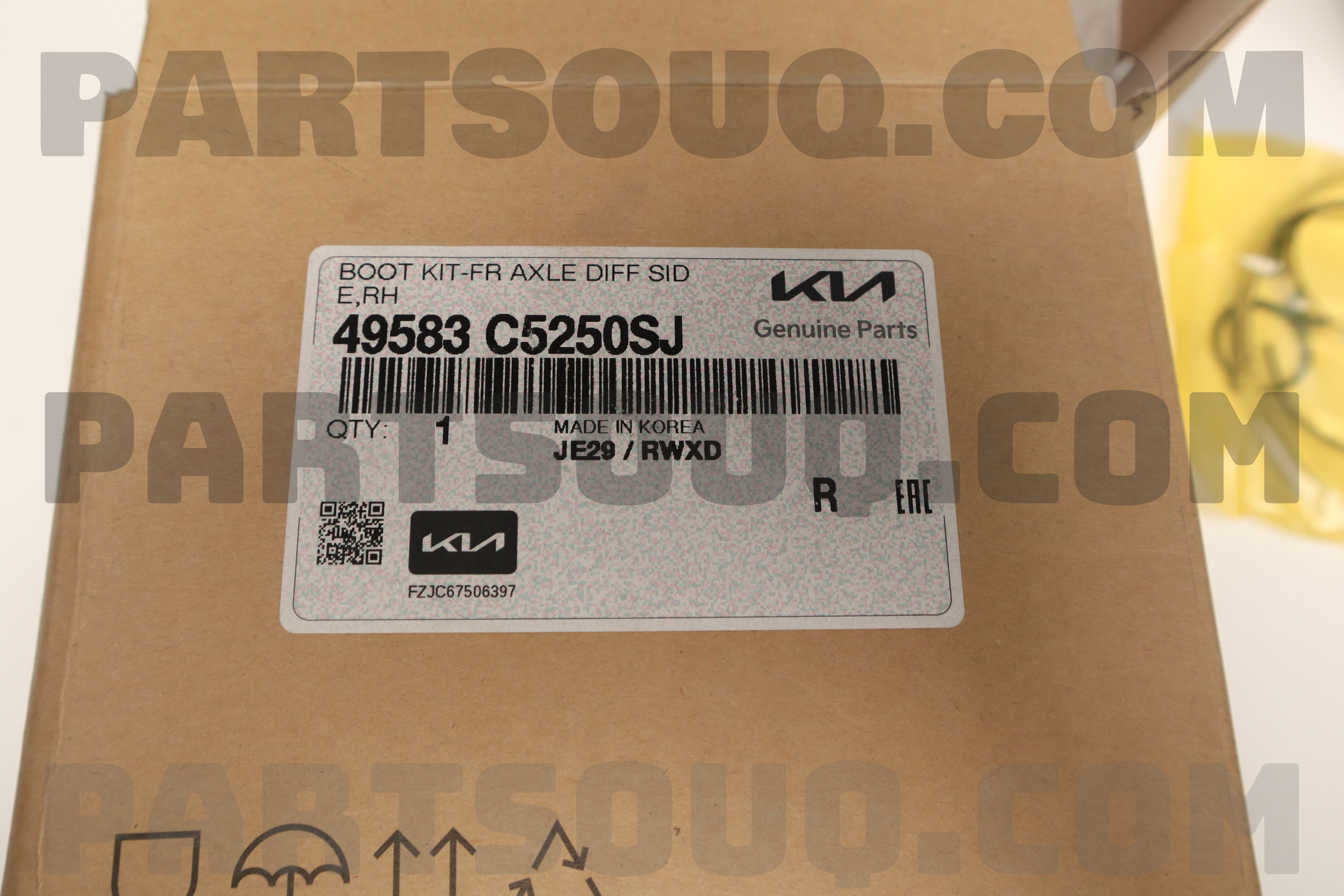 BOOT KIT-FR AXLE DS 495832W650 | Hyundai / KIA Parts | PartSouq