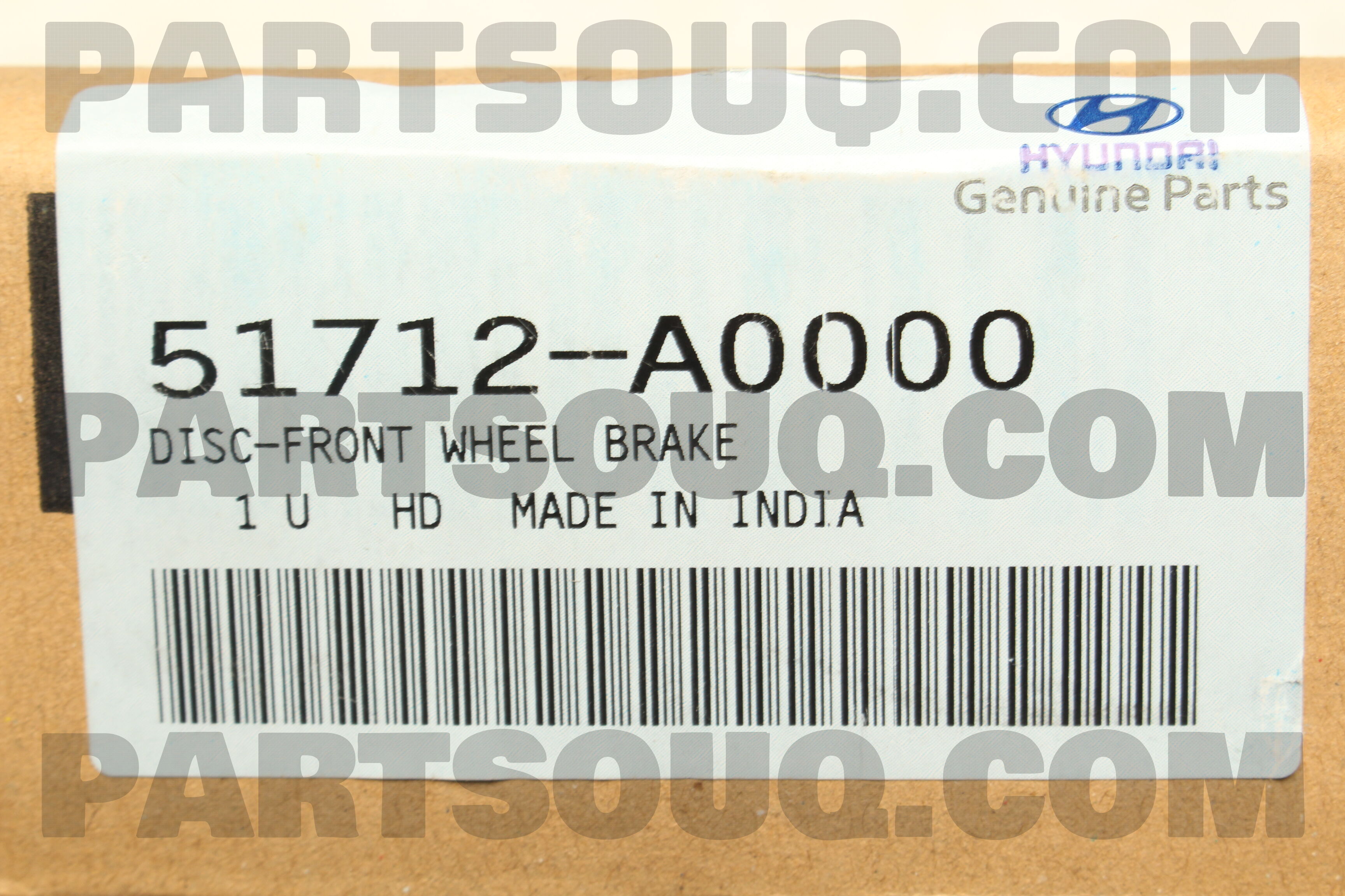 DISC-FRONT WHEEL BRAKE 51712A0000 | Hyundai / KIA Parts | PartSouq