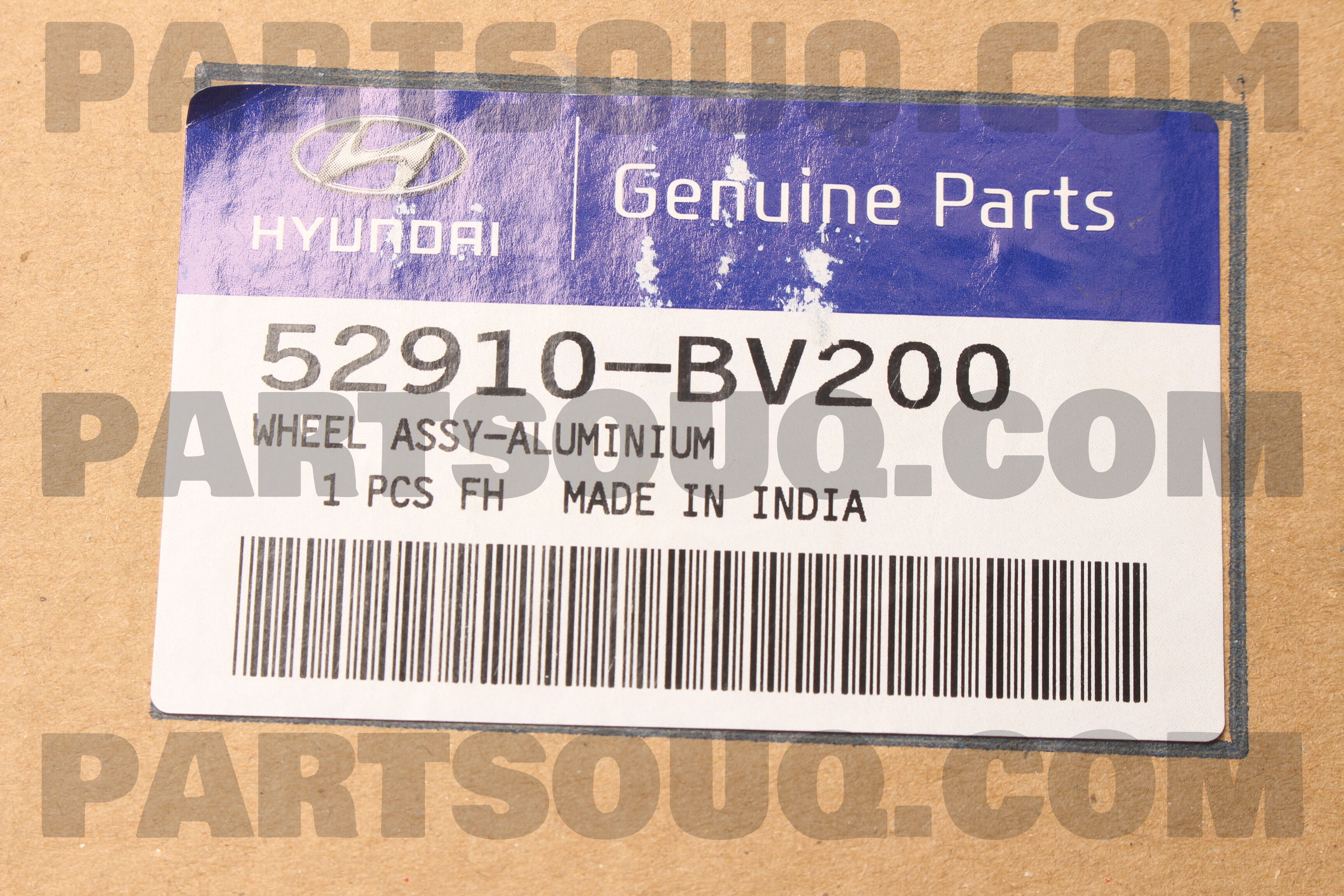 WHEEL ASSY-ALUMINIUM 52910BV200 | Hyundai / KIA Parts | PartSouq