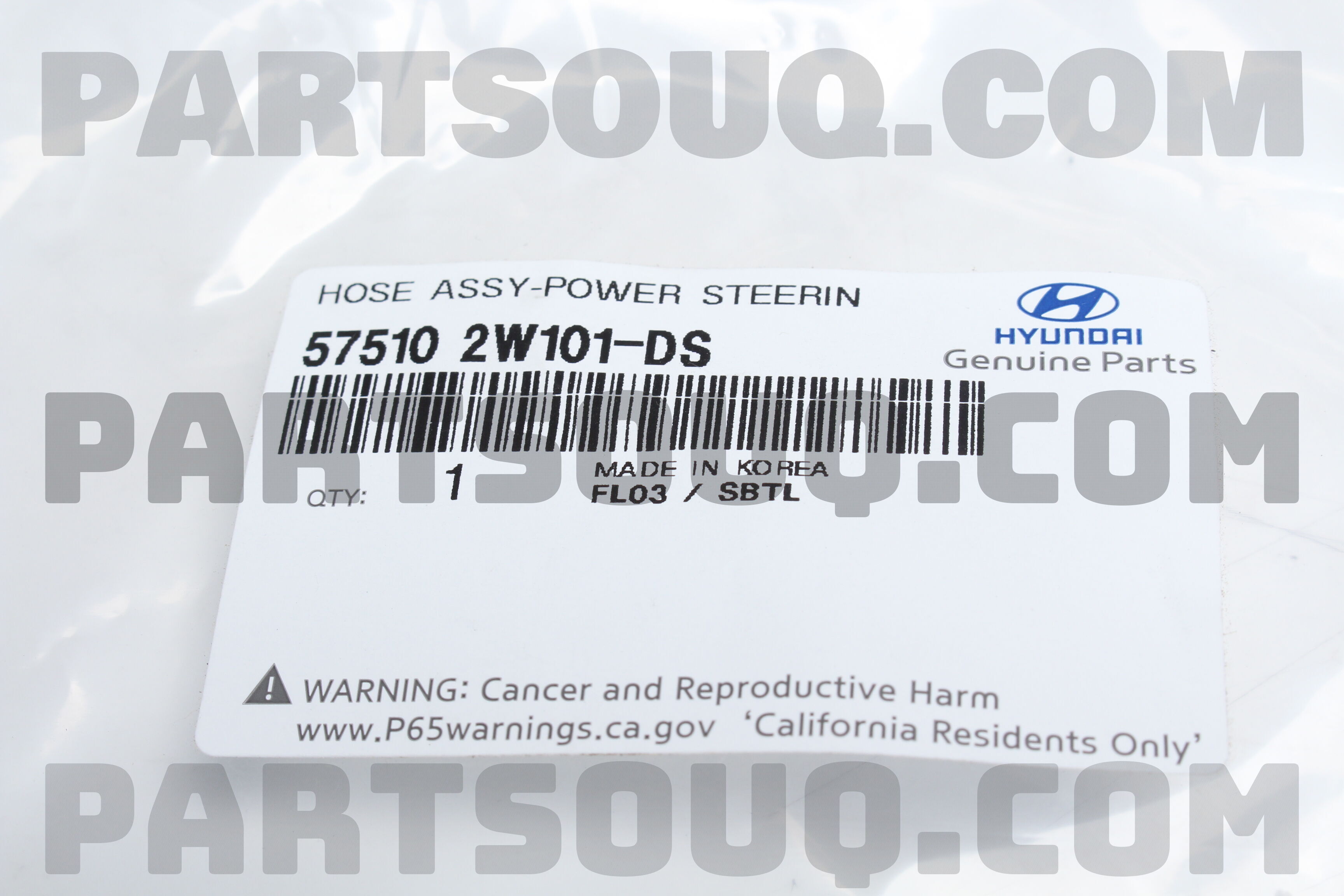 HOSE ASSY-POWER STEE 575102W101DS | Hyundai / KIA Parts | PartSouq