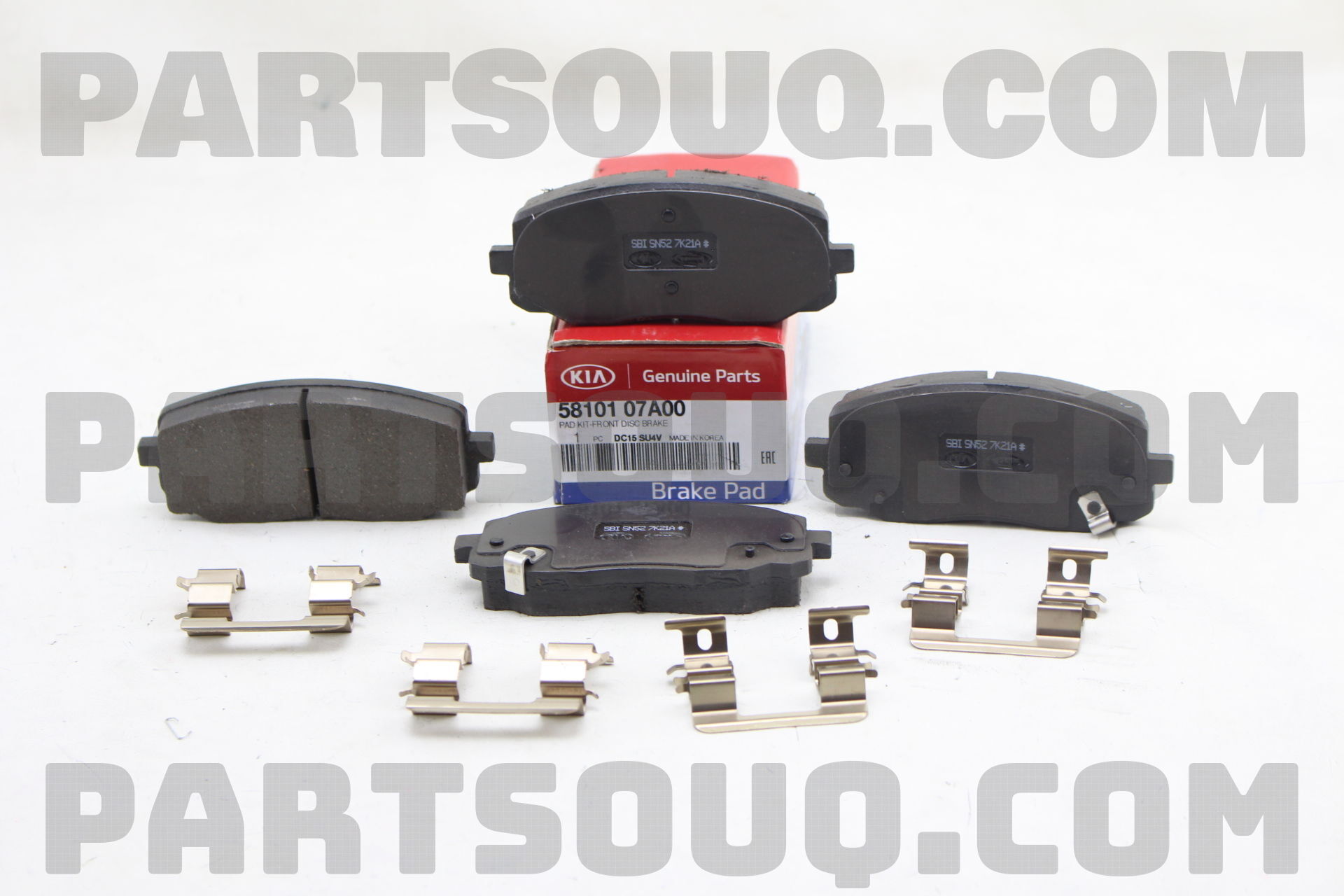 BRAKE PAD FRONT HY,KI i10 2011 201010-201512 Hi-Q SP1172 | Hi-Q Parts ...