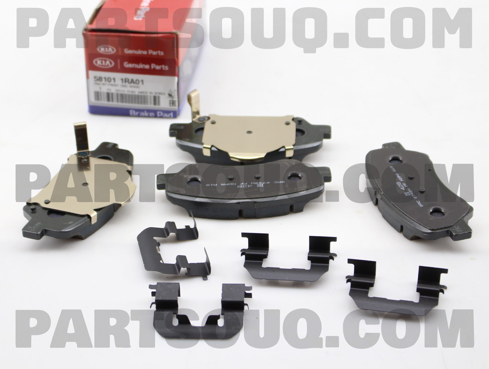 BRAKE PAD FRONT HY ACCENT 2011,SOLARIS 2011 201010-201409 Hi-Q SP1399 ...