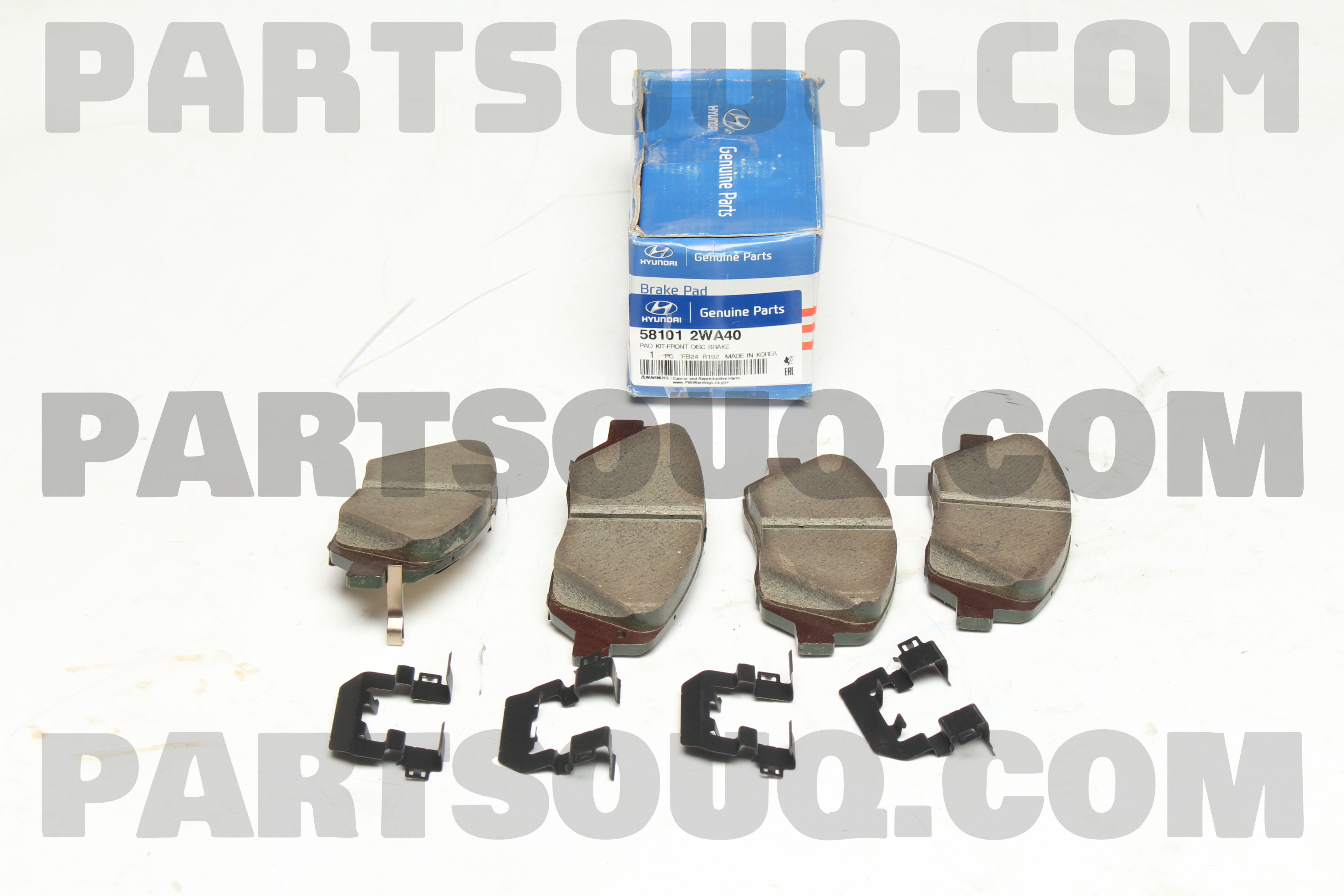 PAD KIT-FRONT DISC BRAKE 581012WA40 | Hyundai / KIA Parts | PartSouq