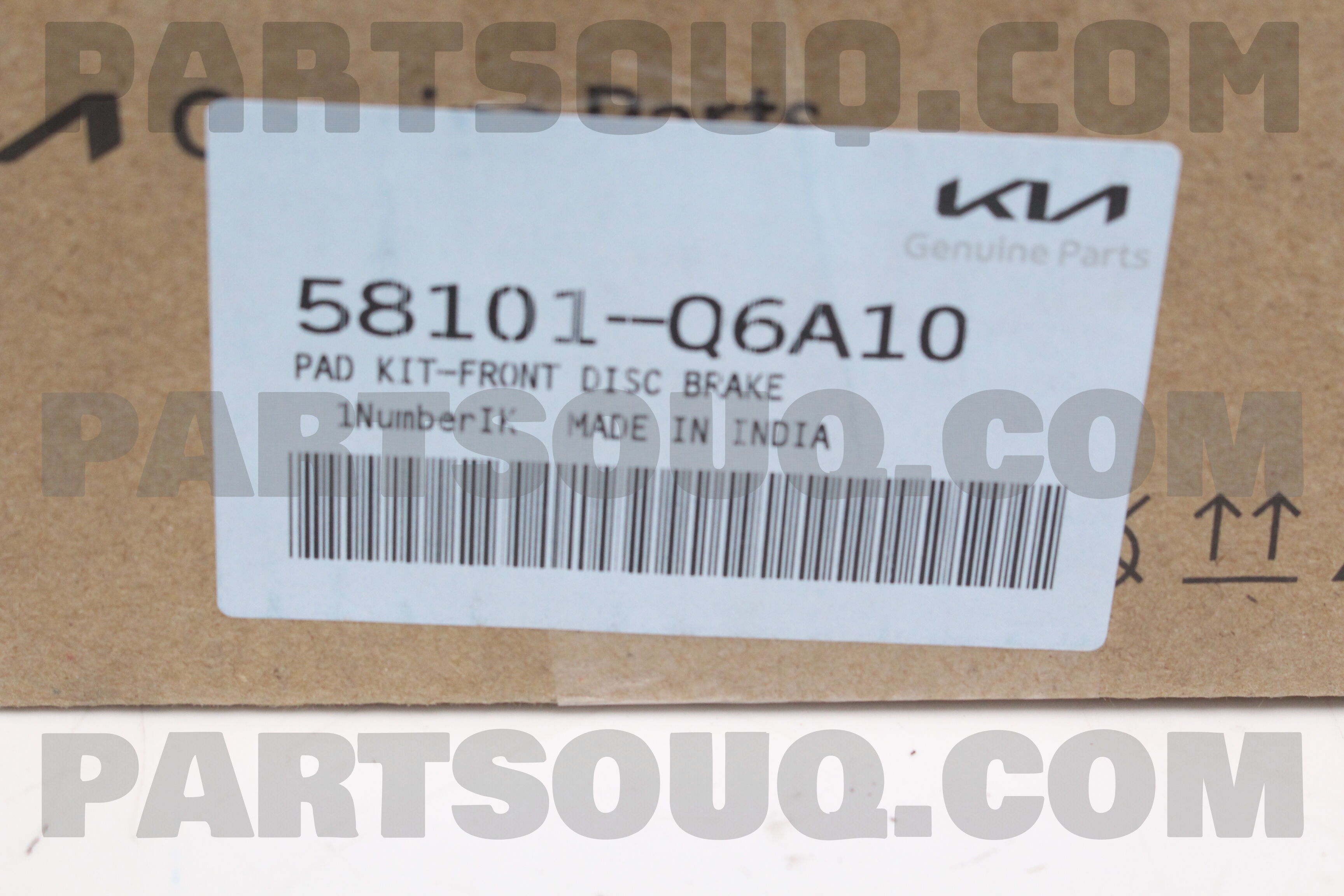 PAD KIT-FRONT DISC BRAKE 58101Q6A10 | Hyundai / KIA Parts | PartSouq