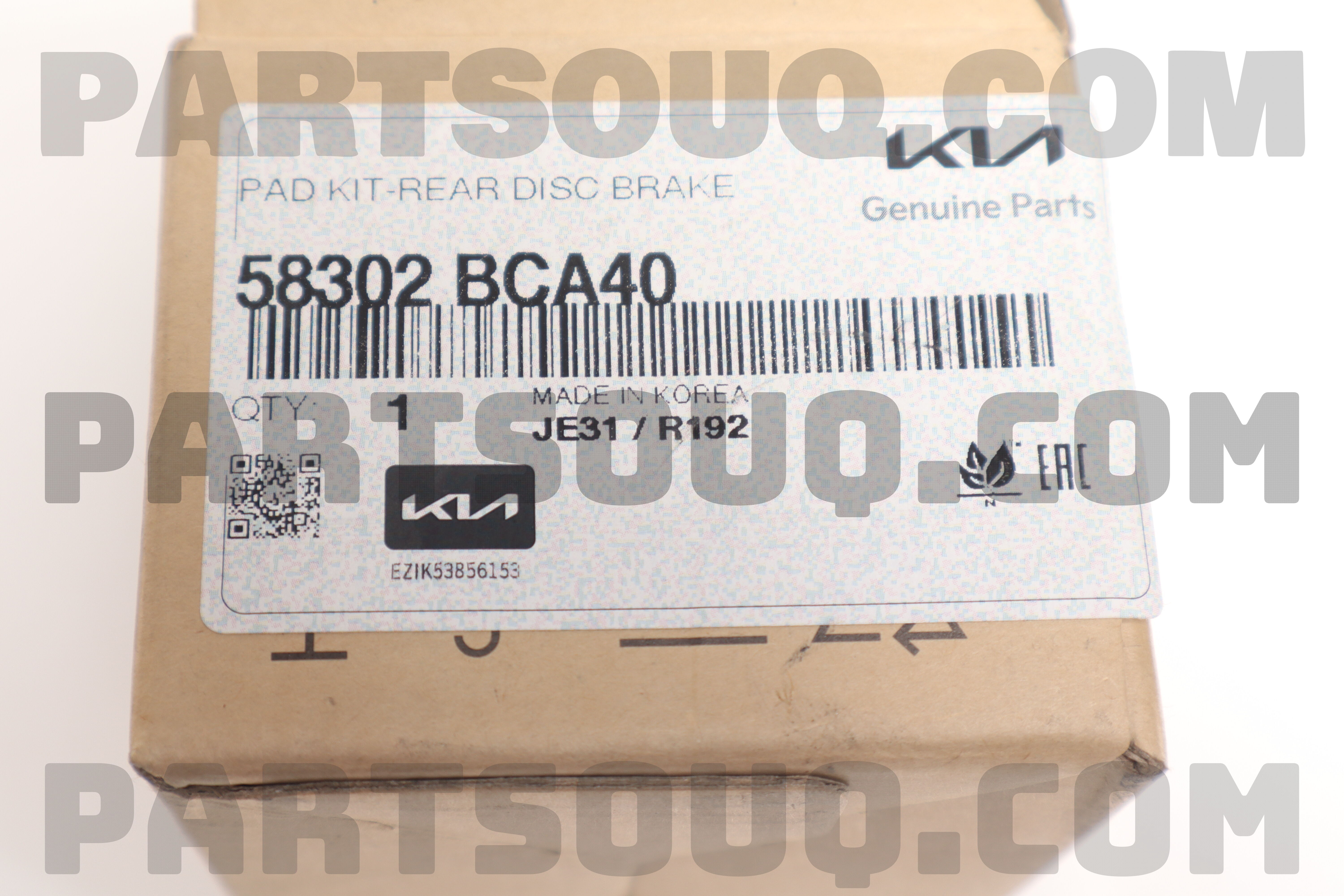 PAD KIT-REAR DISC BRAKE 58302BCA40 | Hyundai / KIA Parts | PartSouq
